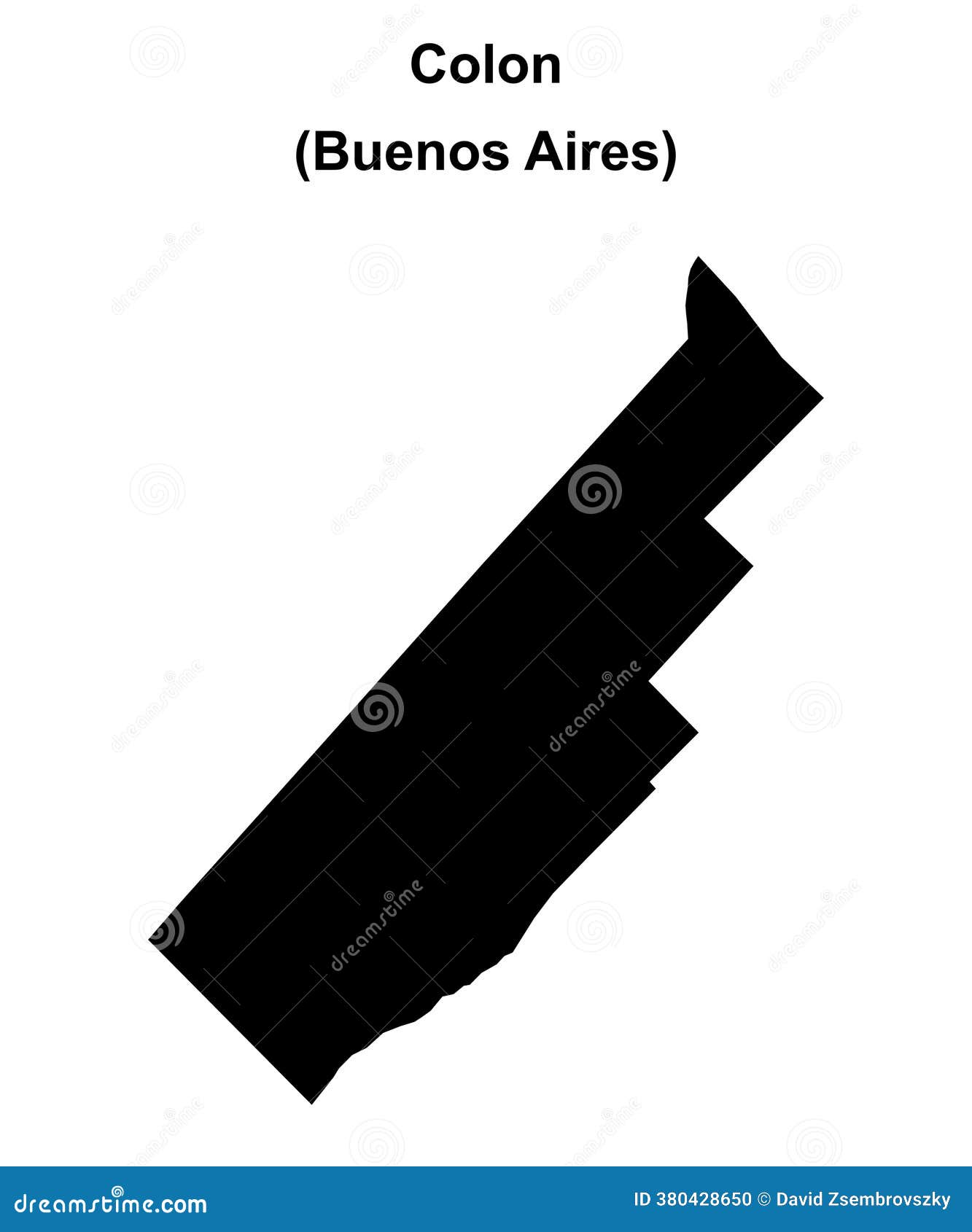 Colon Outline Map Vector Illustration | CartoonDealer.com #335095390