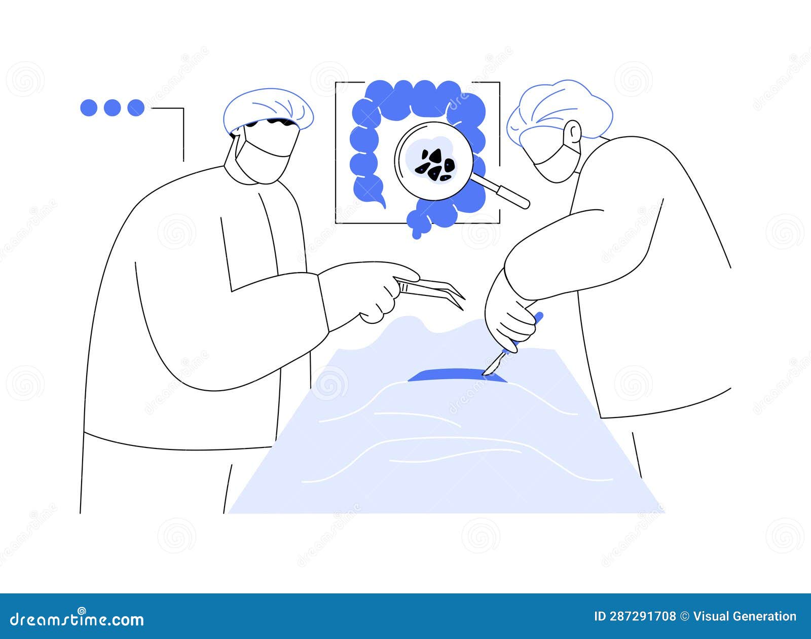 Colon and Rectal Surgery Abstract Concept Vector Illustration. Stock ...