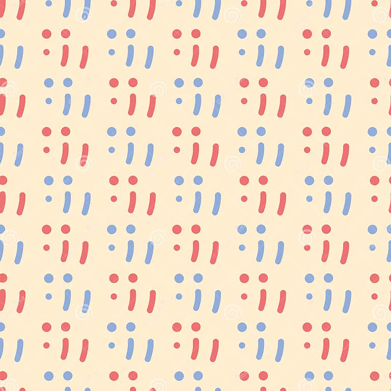 Colon, Semicolon and Comma Seamless Vector Pattern Stock Vector ...