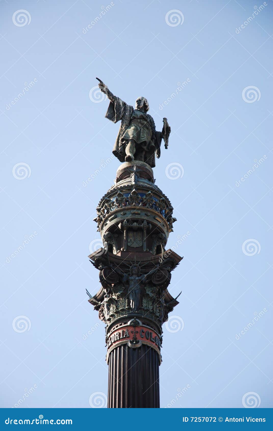 Colon Statue stock photo. Image of colon, port, discover - 7257072