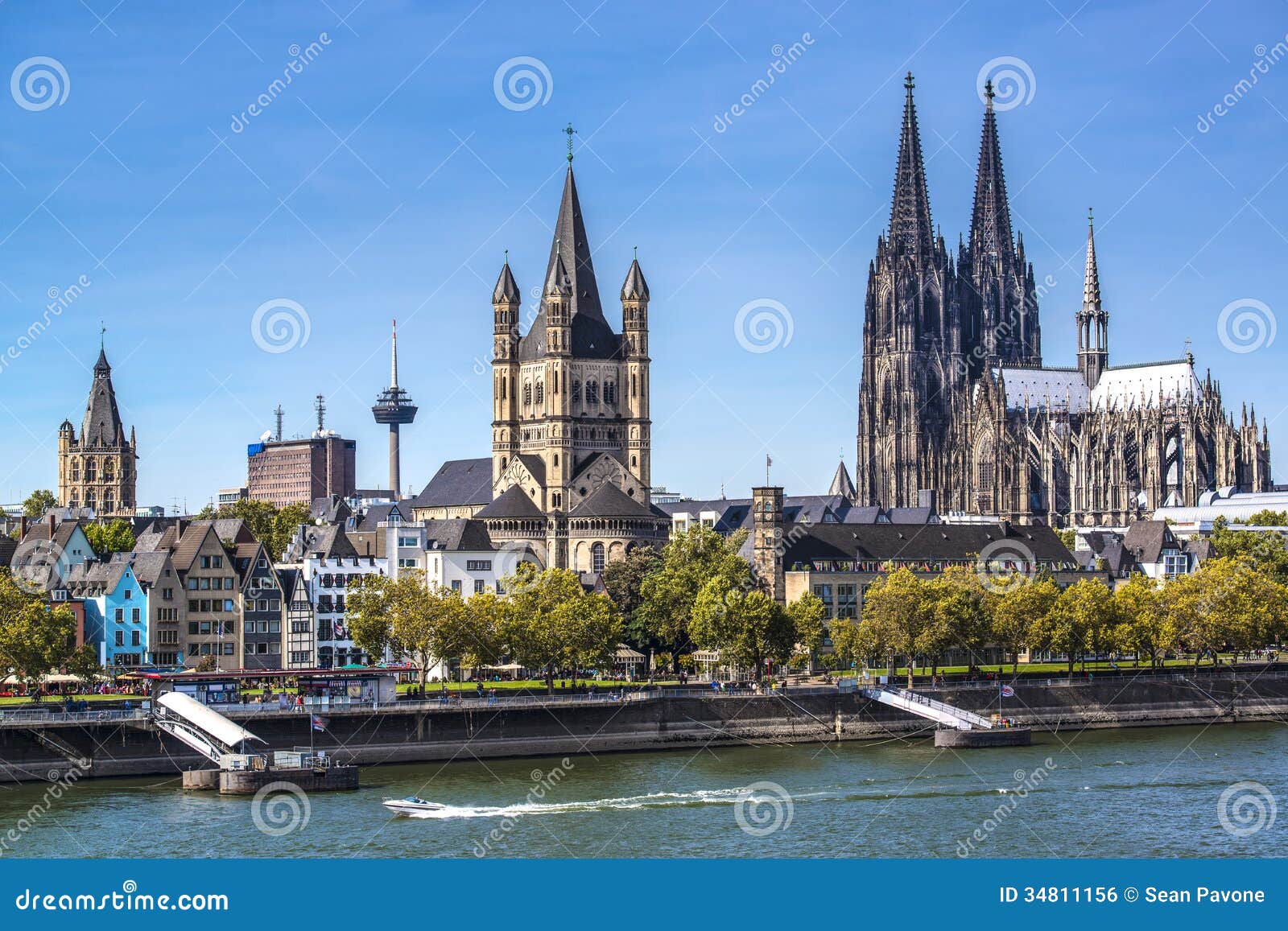 Colonia, Germania fotografia stock. Immagine di limite - 34811156