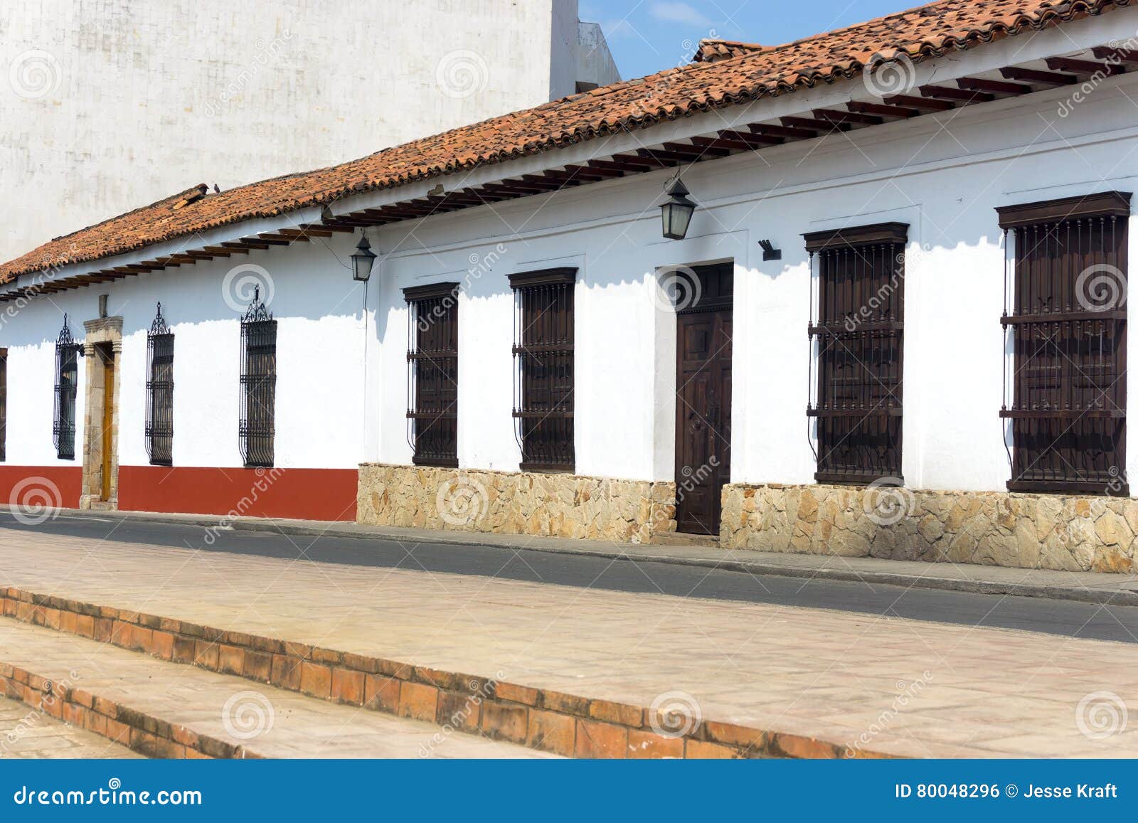 Colonial Architecture in Cali Stock Photo - Image of valle, travel ...