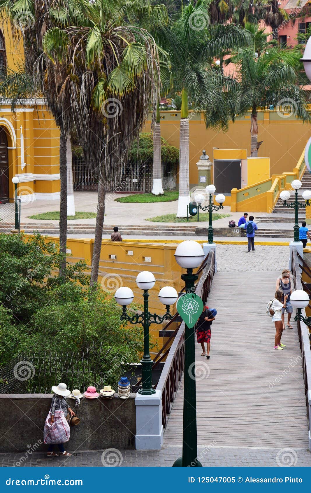 Colonial Architecture in Lima, Peru Editorial Image - Image of cactus ...
