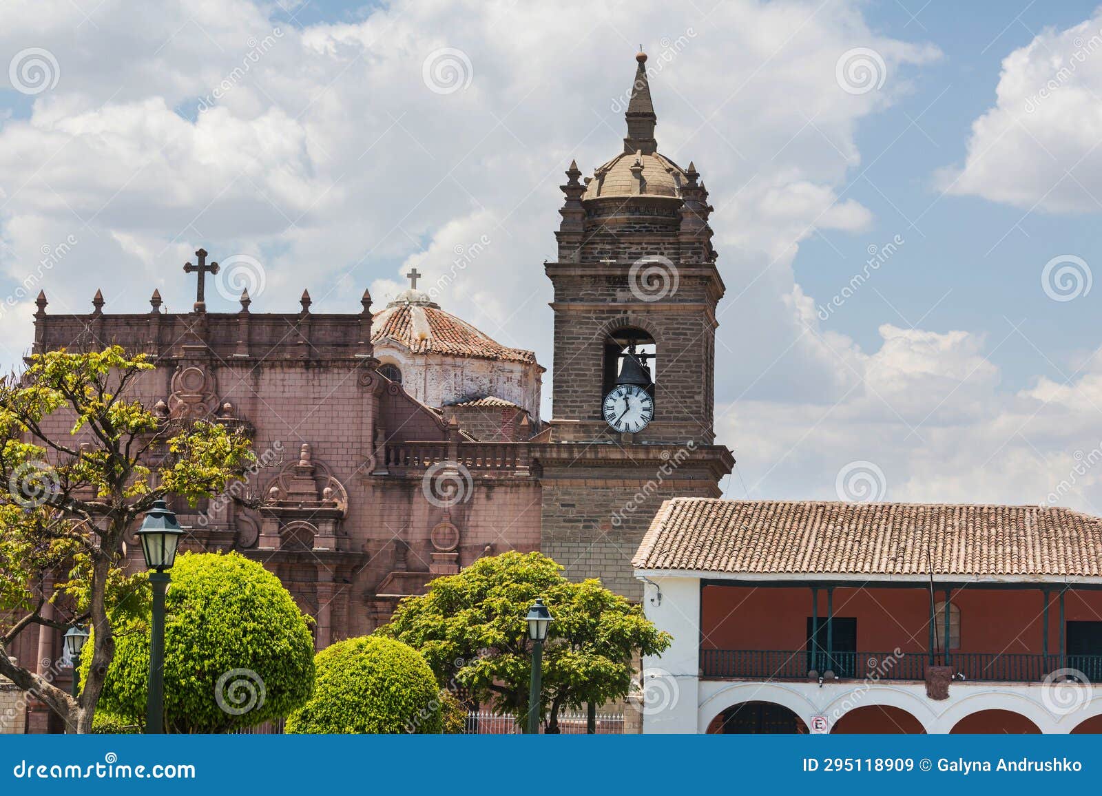 Colonial Architecture in Peru Stock Image - Image of building, historic ...