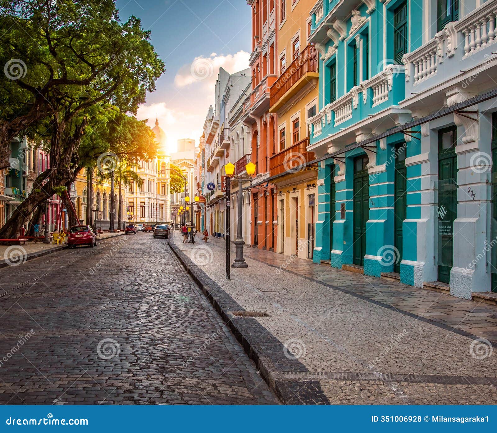 The Colonial Architecture of Recife in Pernambuco, Brazil Stock Photo ...