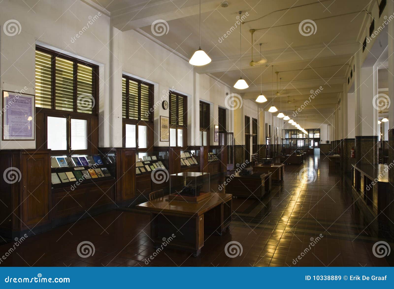 Colonial bank interior editorial stock image. Image of southeast - 10338889