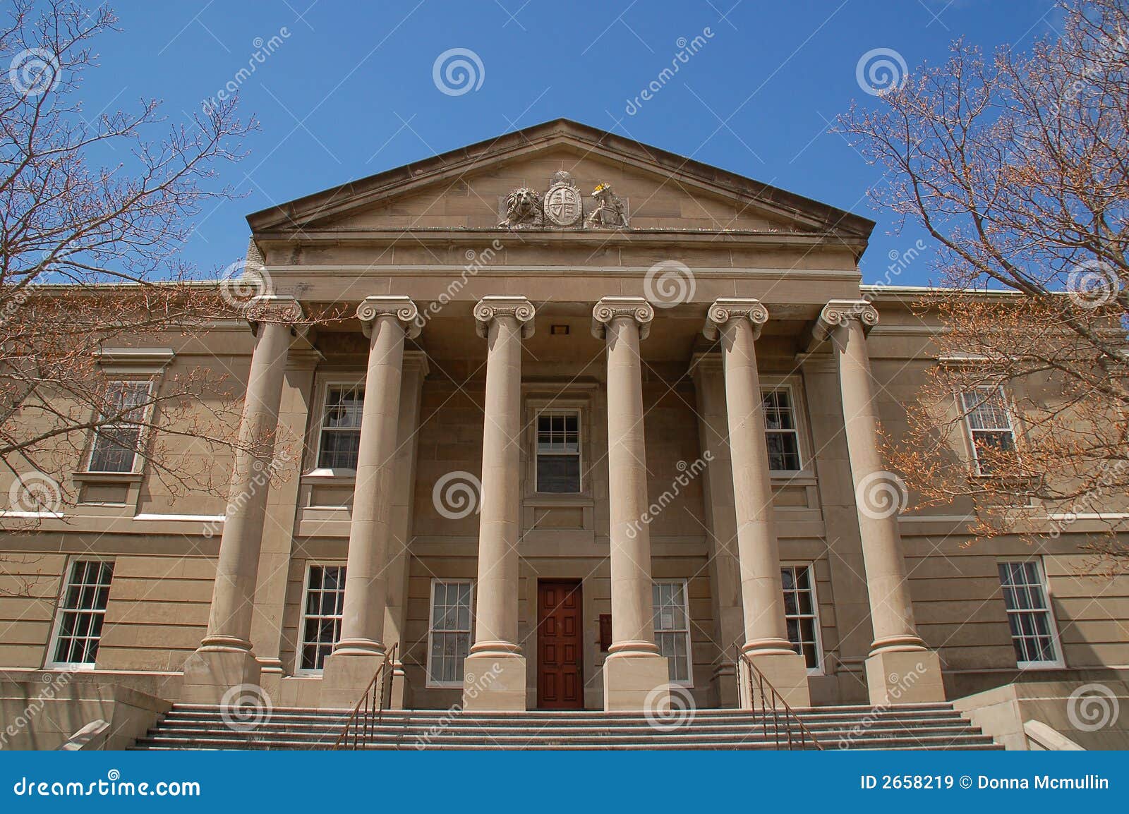 Colonial Building stock image. Image of windows, historic - 2658219