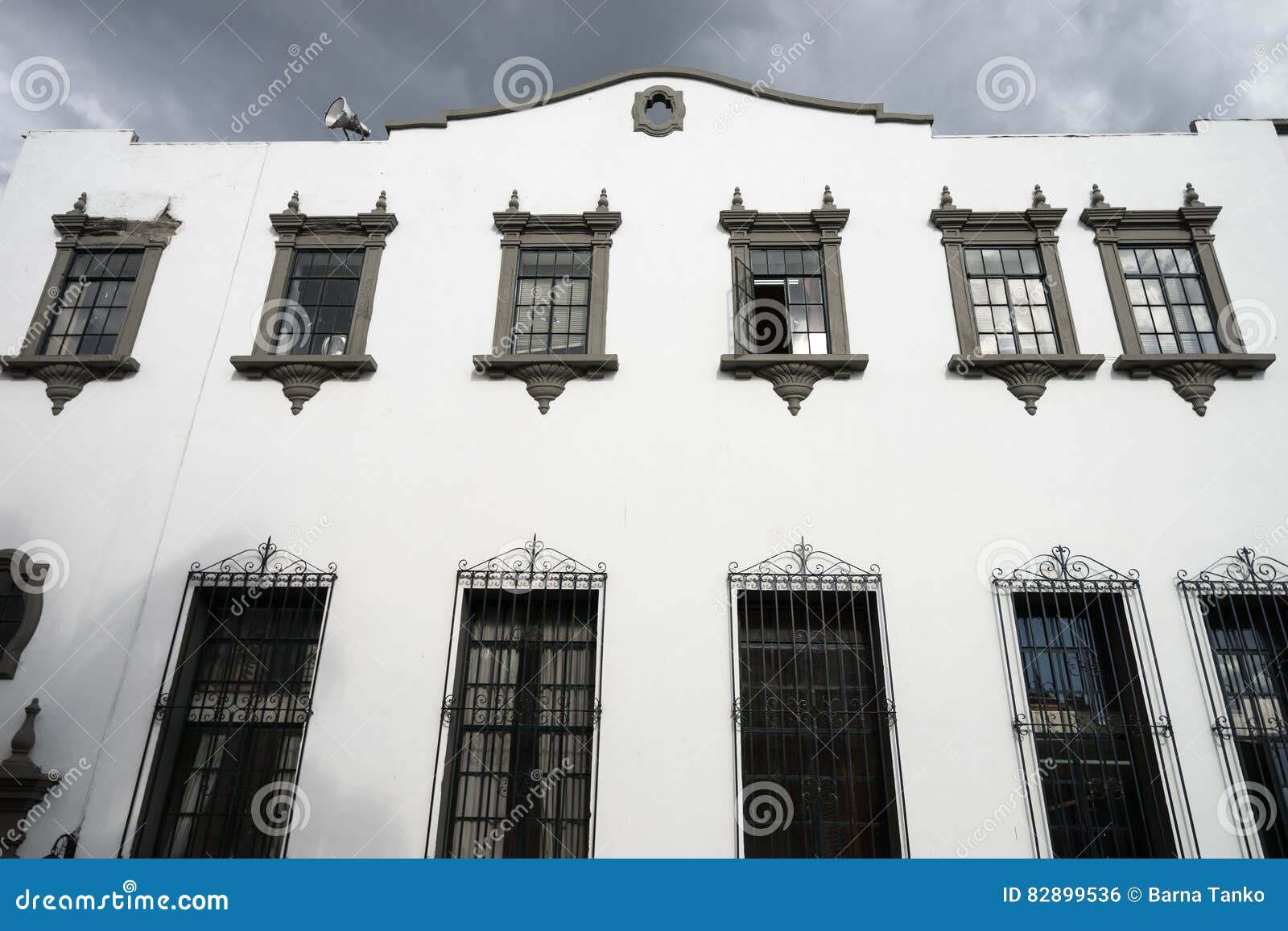 Colonial Building Facade Popayan Stock Photo - Image of outdoors ...