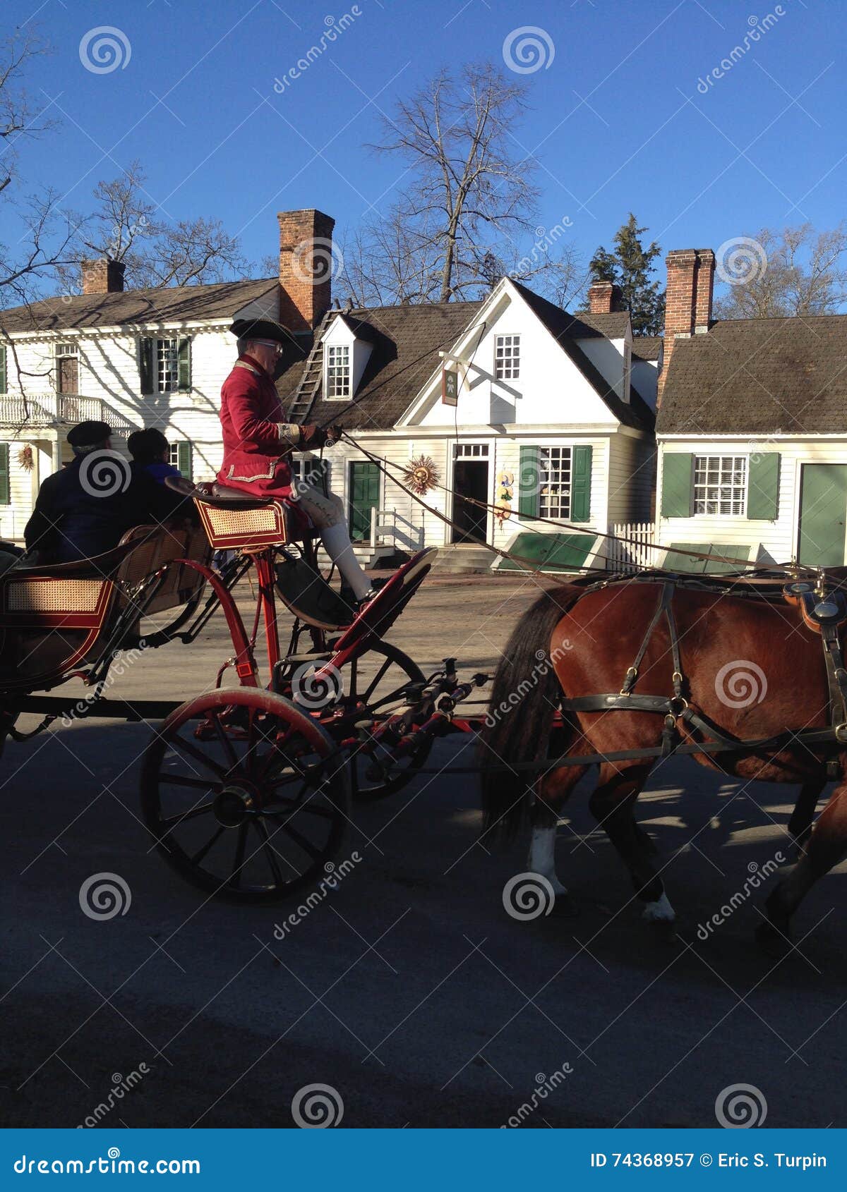 Colonial carriage editorial photography. Image of driving - 74368957