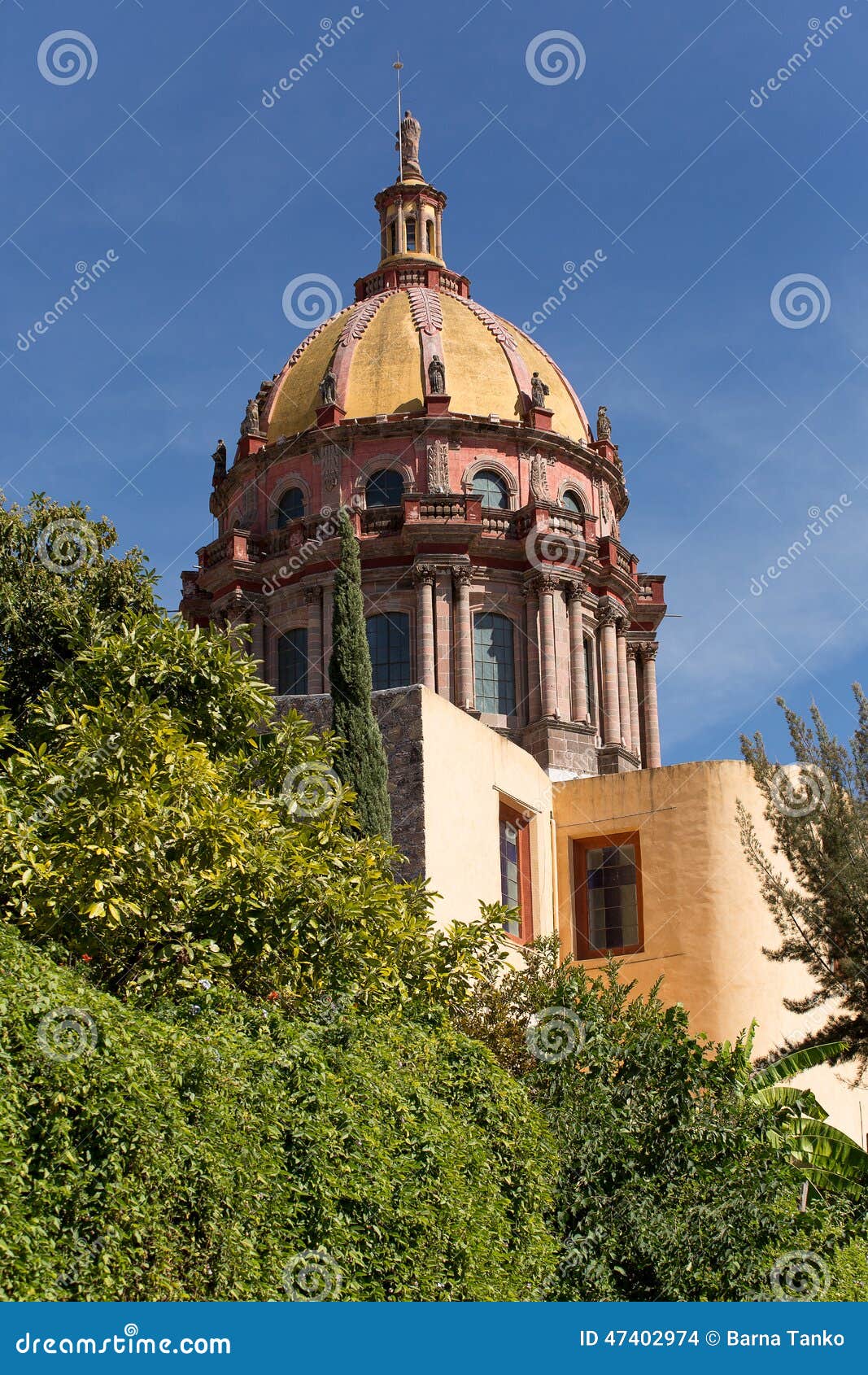 Colonial cathedral tower stock photo. Image of worship - 47402974