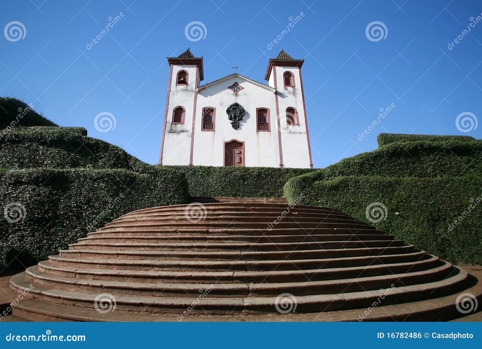 Colonial church stock photo. Image of culture, catholic - 16782486