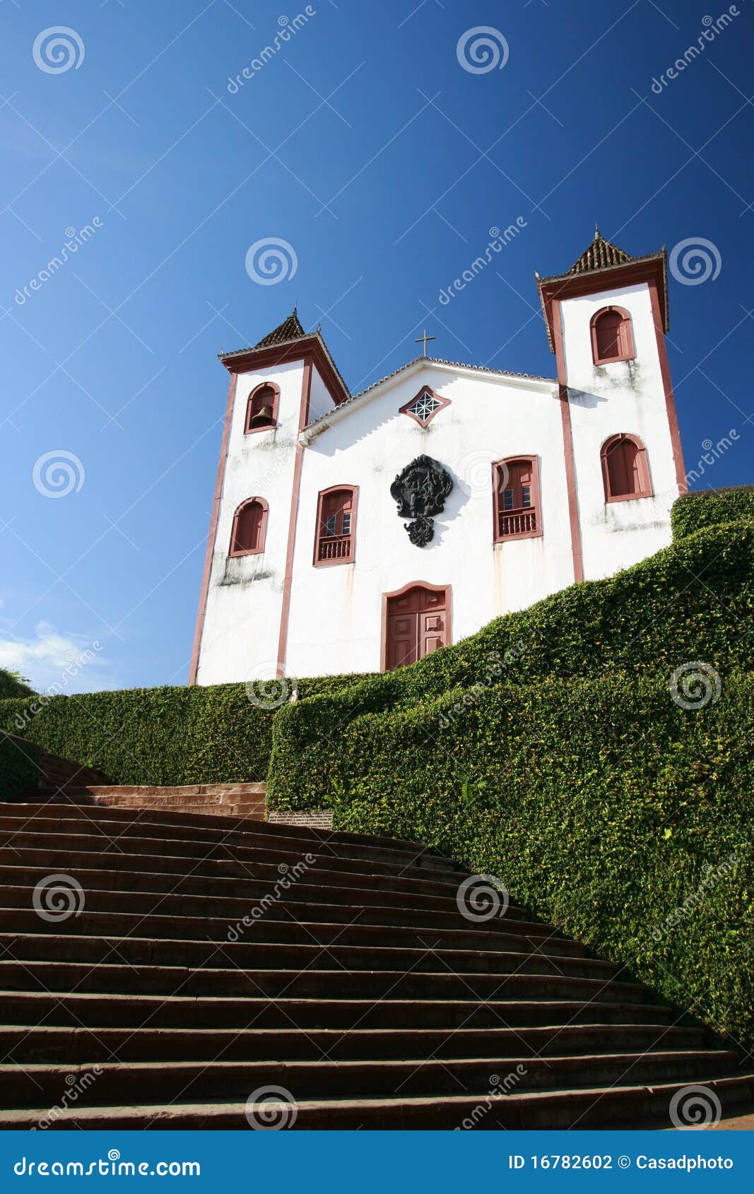 Colonial church stock photo. Image of south, brazil, religion - 16782602