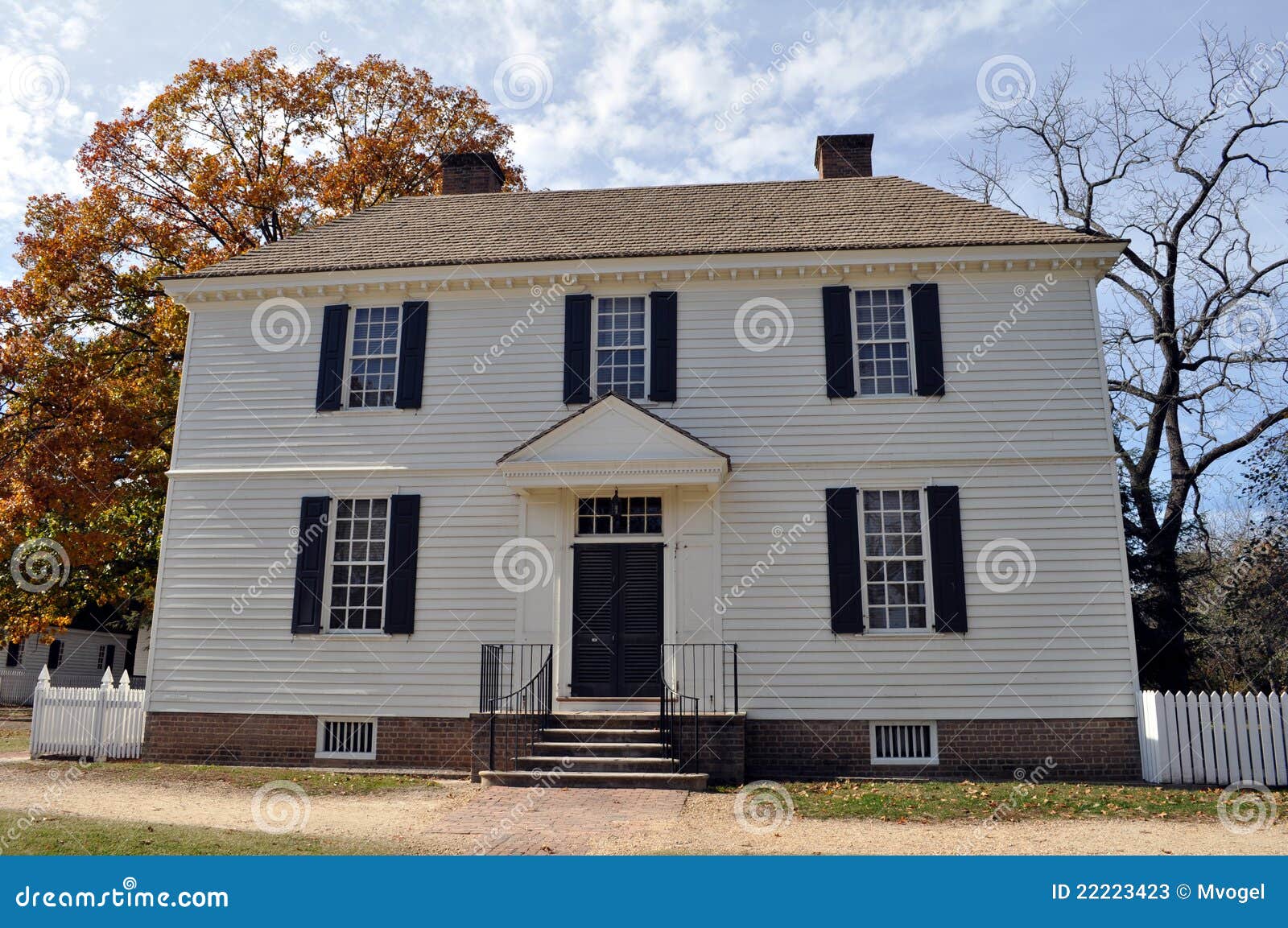 Colonial Era House editorial stock photo. Image of revolutionary - 22223423