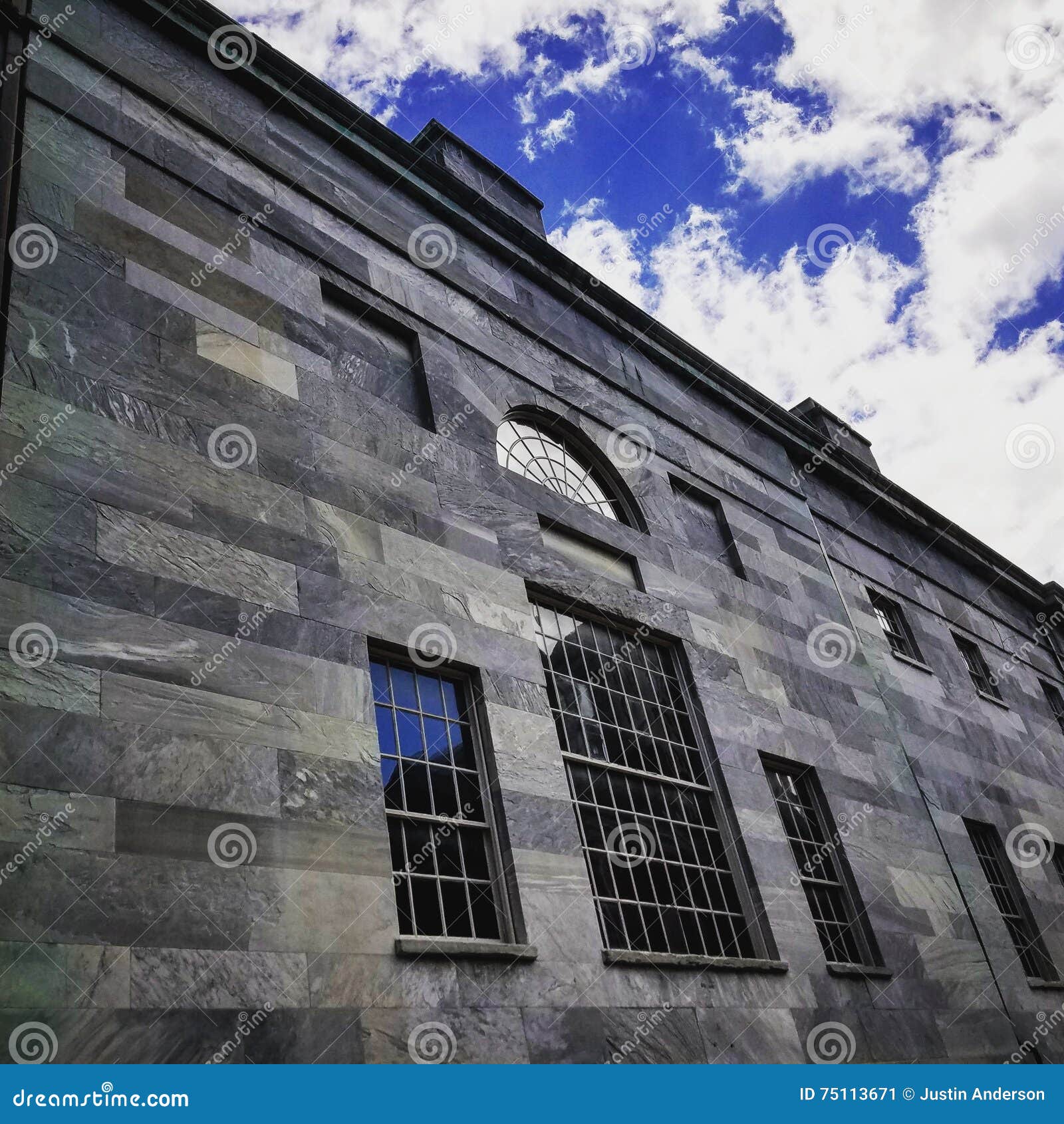 Colonial Facade stock image. Image of city, facade, architecture - 75113671