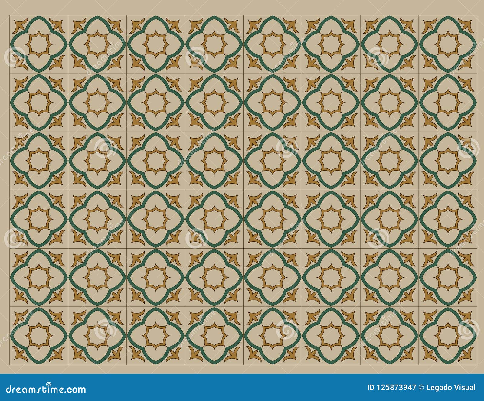 Colonial pattern 2 stock illustration. Illustration of colonial - 125873947