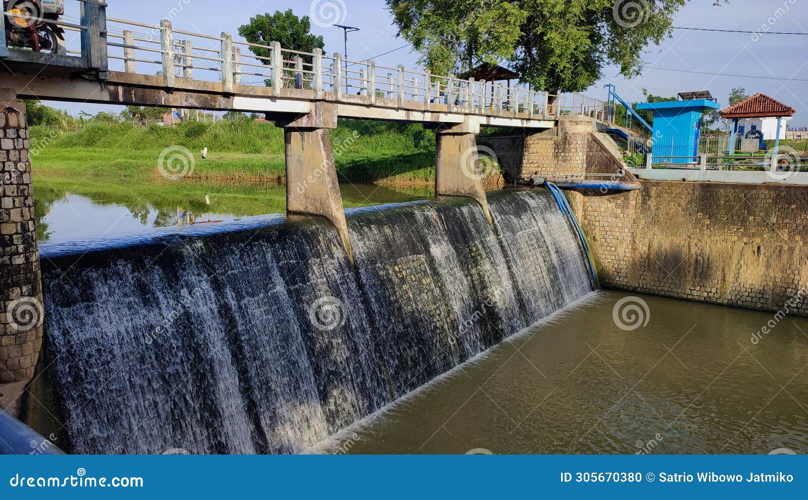 A Colonial Heritage Dam that is Still Intact Stock Photo - Image of ...