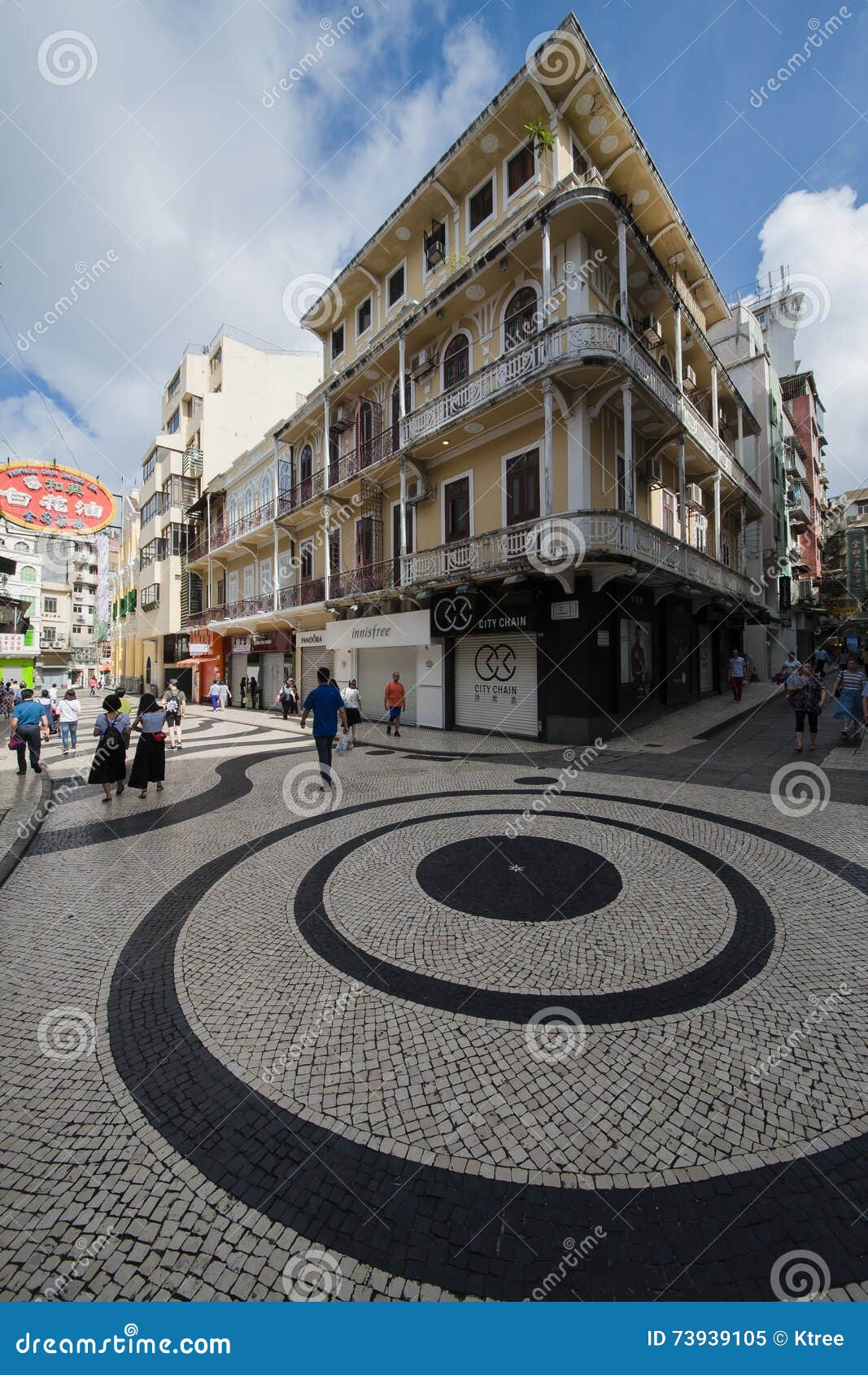 Colonial house, Macau editorial image. Image of comfortable - 73939105