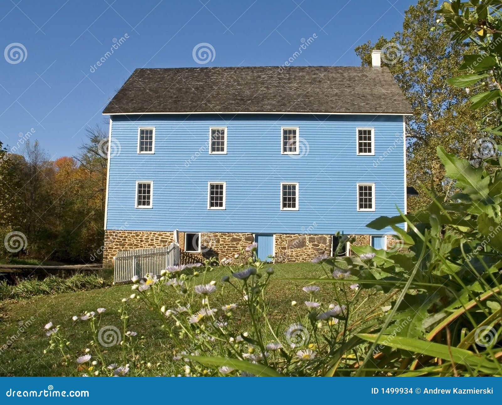 Colonial Mill stock photo. Image of rural, history, farmhouse - 1499934