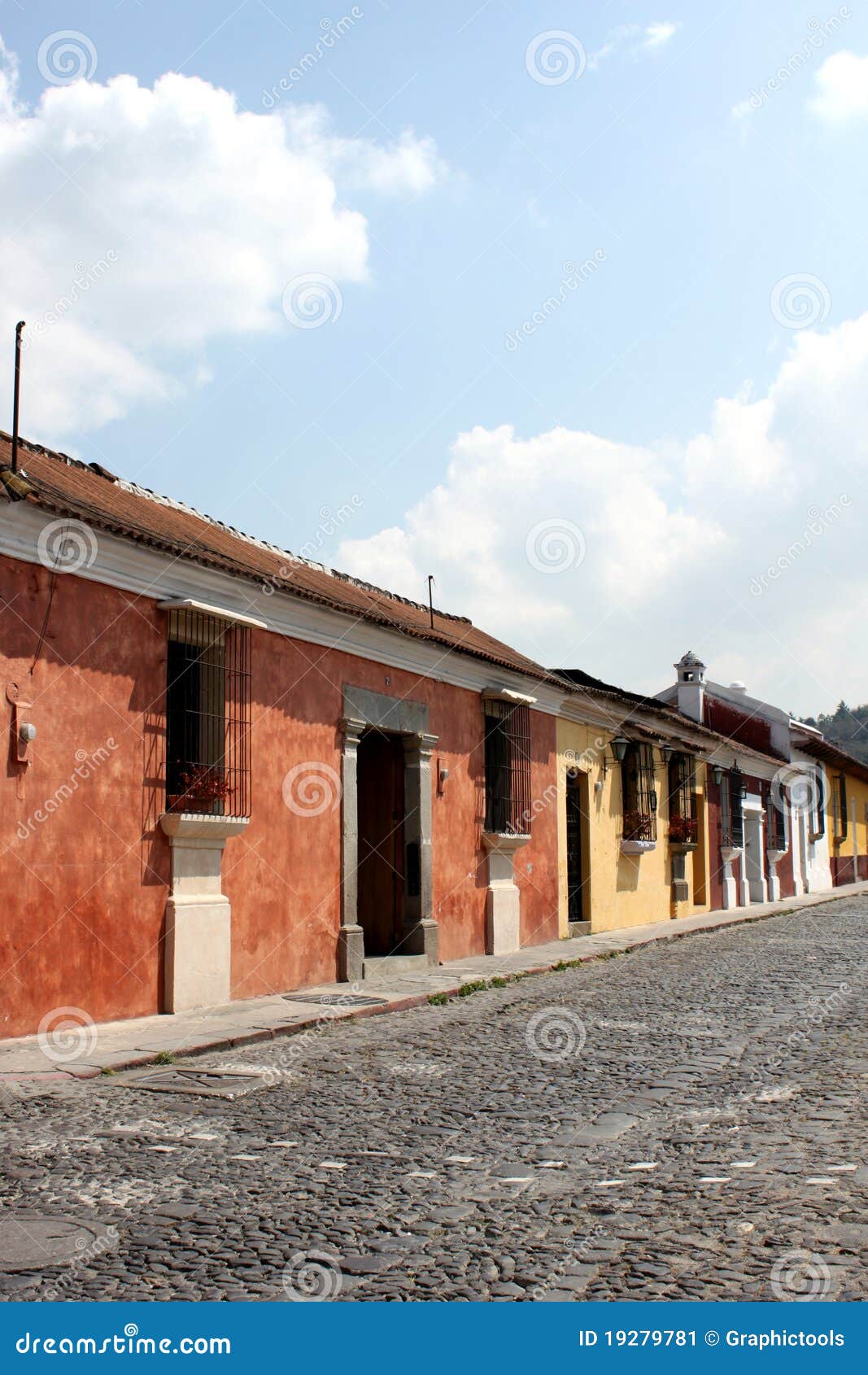 Colonial Street stock image. Image of america, spanish - 19279781