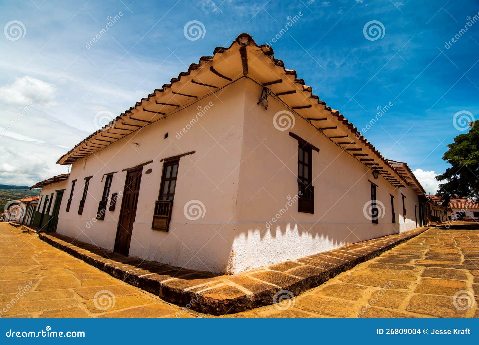 Colonial Street Corner stock photo. Image of south, corner - 26809004