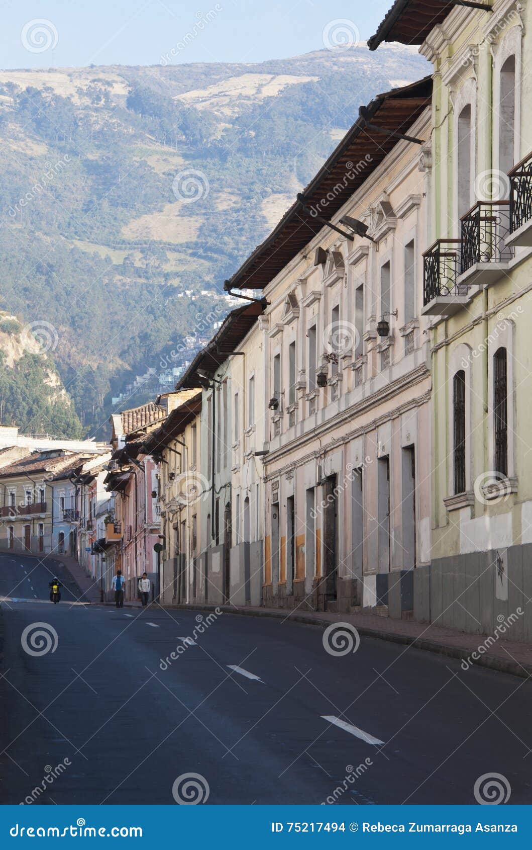 Colonial street editorial stock image. Image of colonial - 75217494