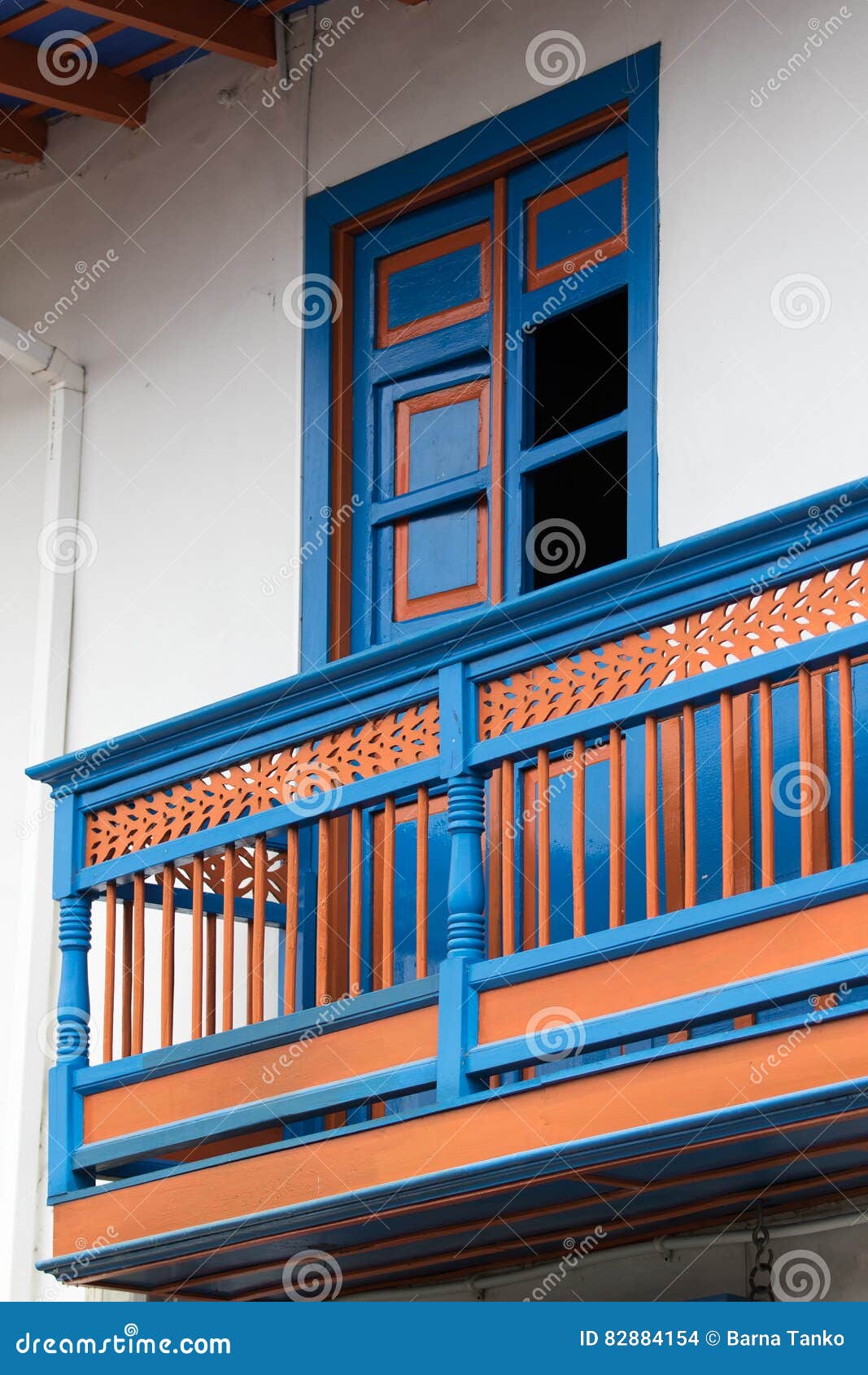 Colonial style balcony stock photo. Image of balcony - 82884154