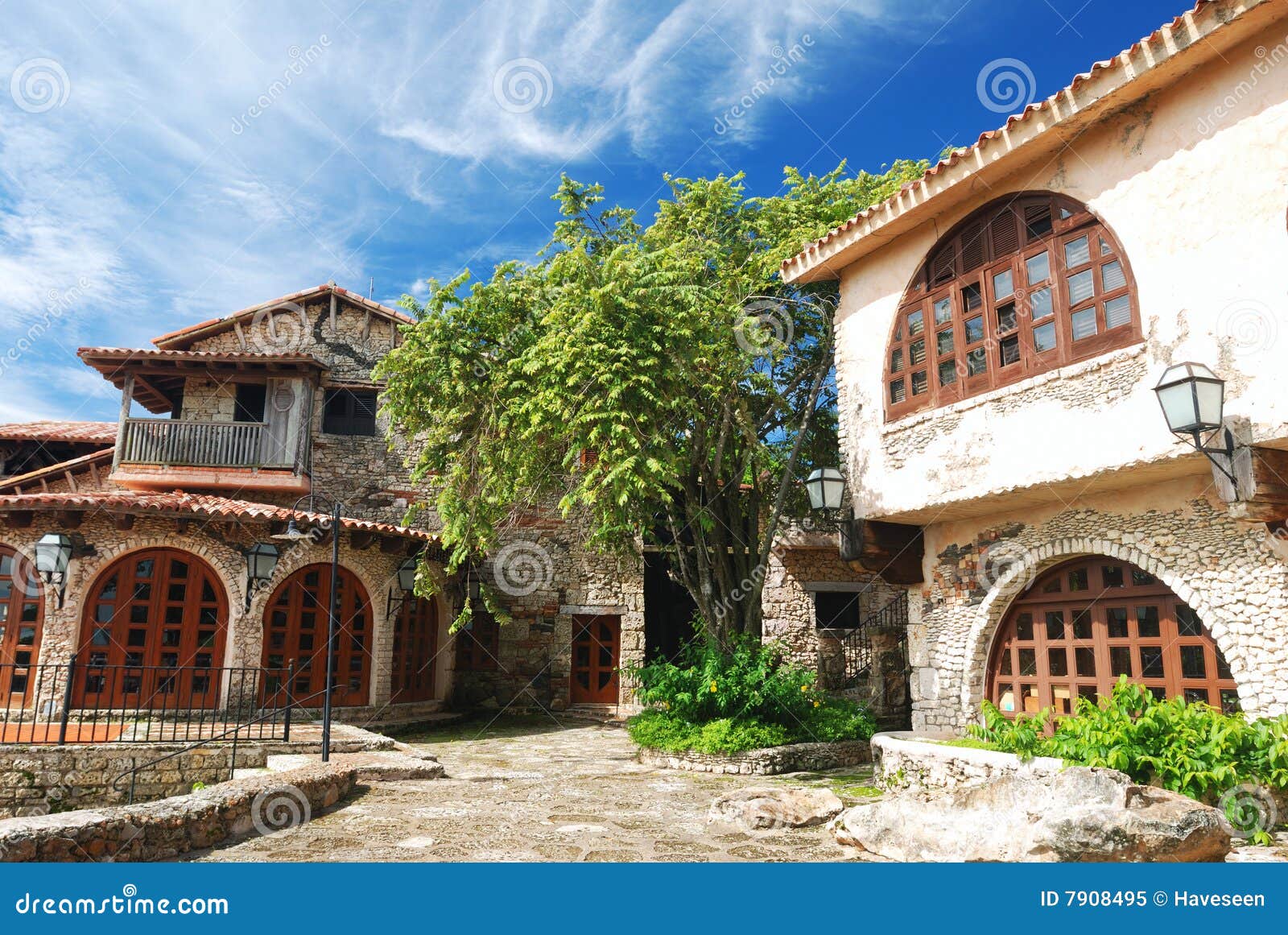 Colonial town stock image. Image of history, city, beautiful - 7908495