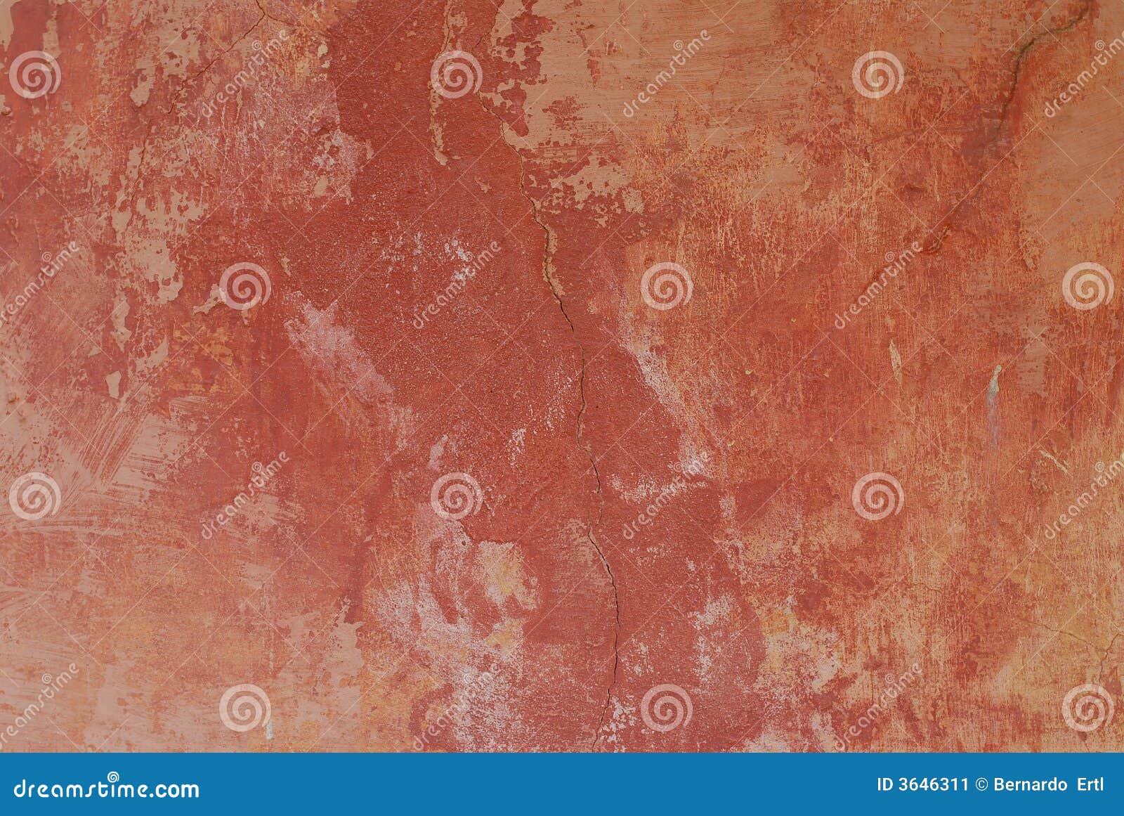 Colonial Wall with Faded Red Paint Stock Image - Image of colonial ...