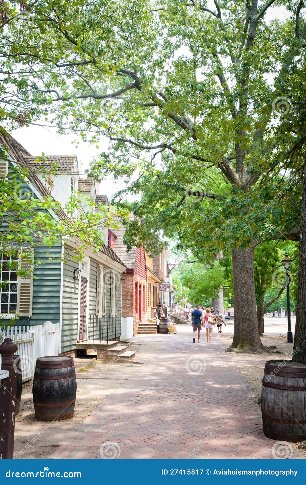 Colonial Williamsburg Street Scene Editorial Photography - Image of ...
