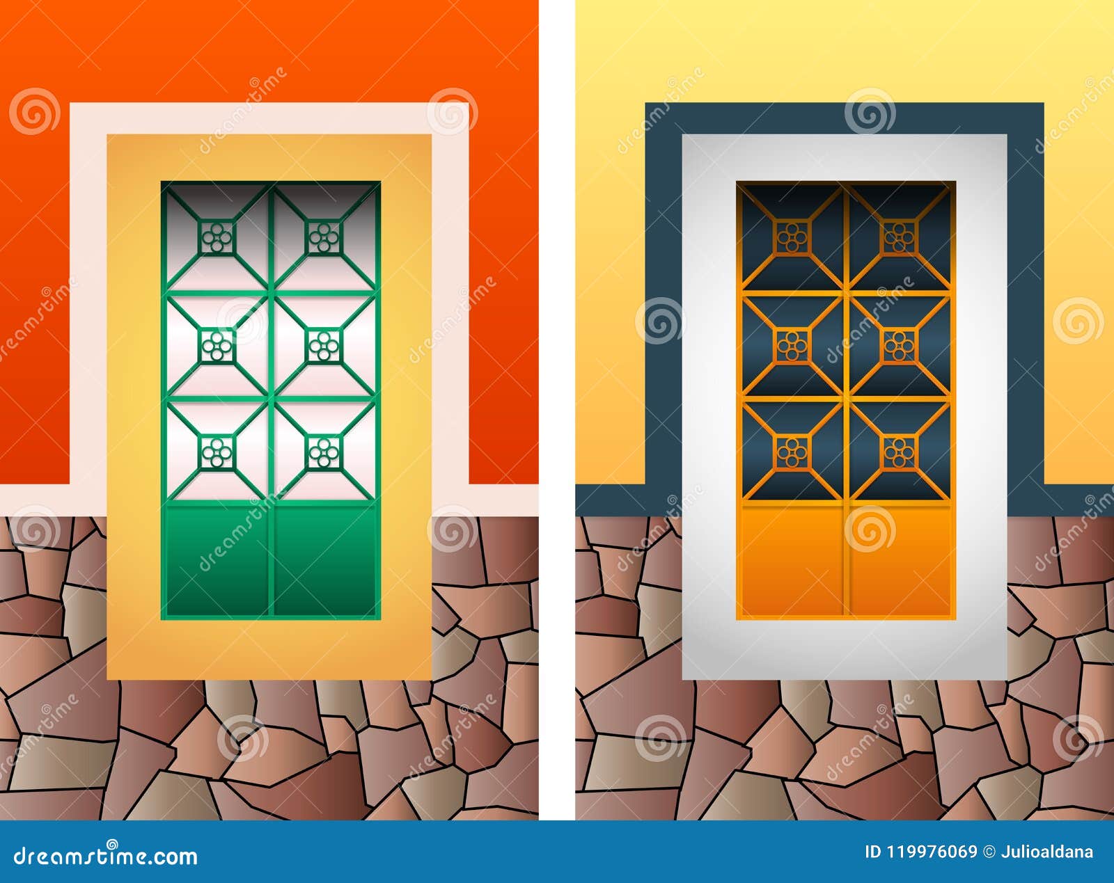 Rustic Colonial Frame Vector Illustration, Ready To Place Your Text Or ...