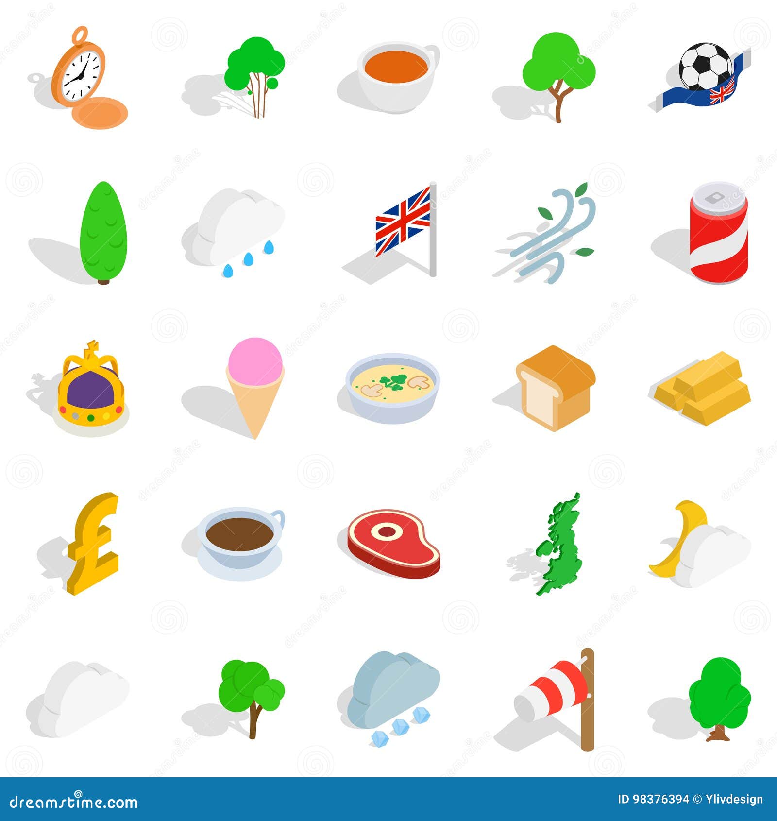 Colonies Icons Set, Isometric Style Stock Vector - Illustration of euro ...