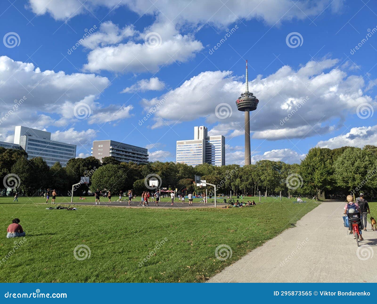 Daylight View of Colonius Tower in Cologne, Germany Editorial Image ...