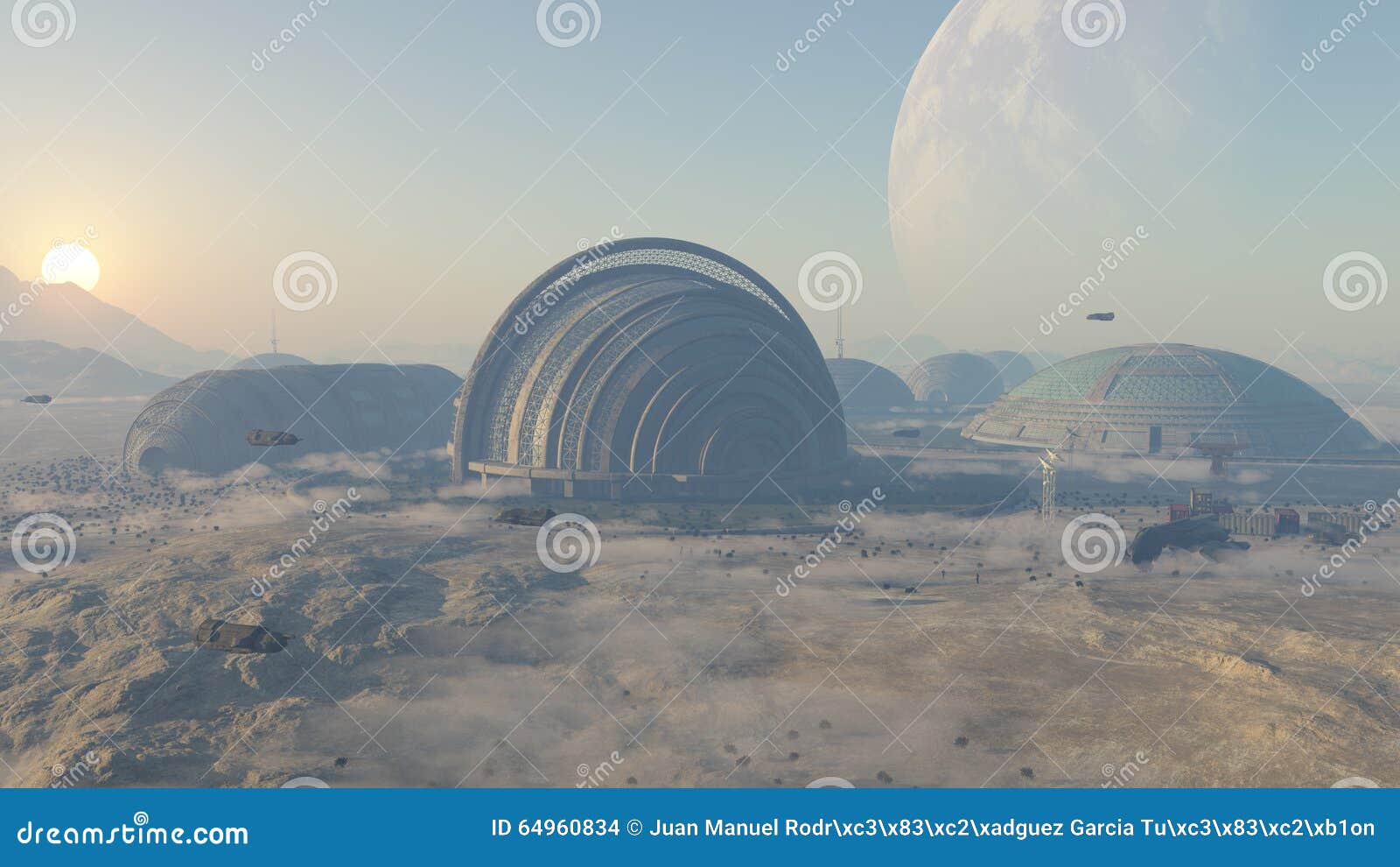 Colonization planet stock illustration. Illustration of colony - 64960834