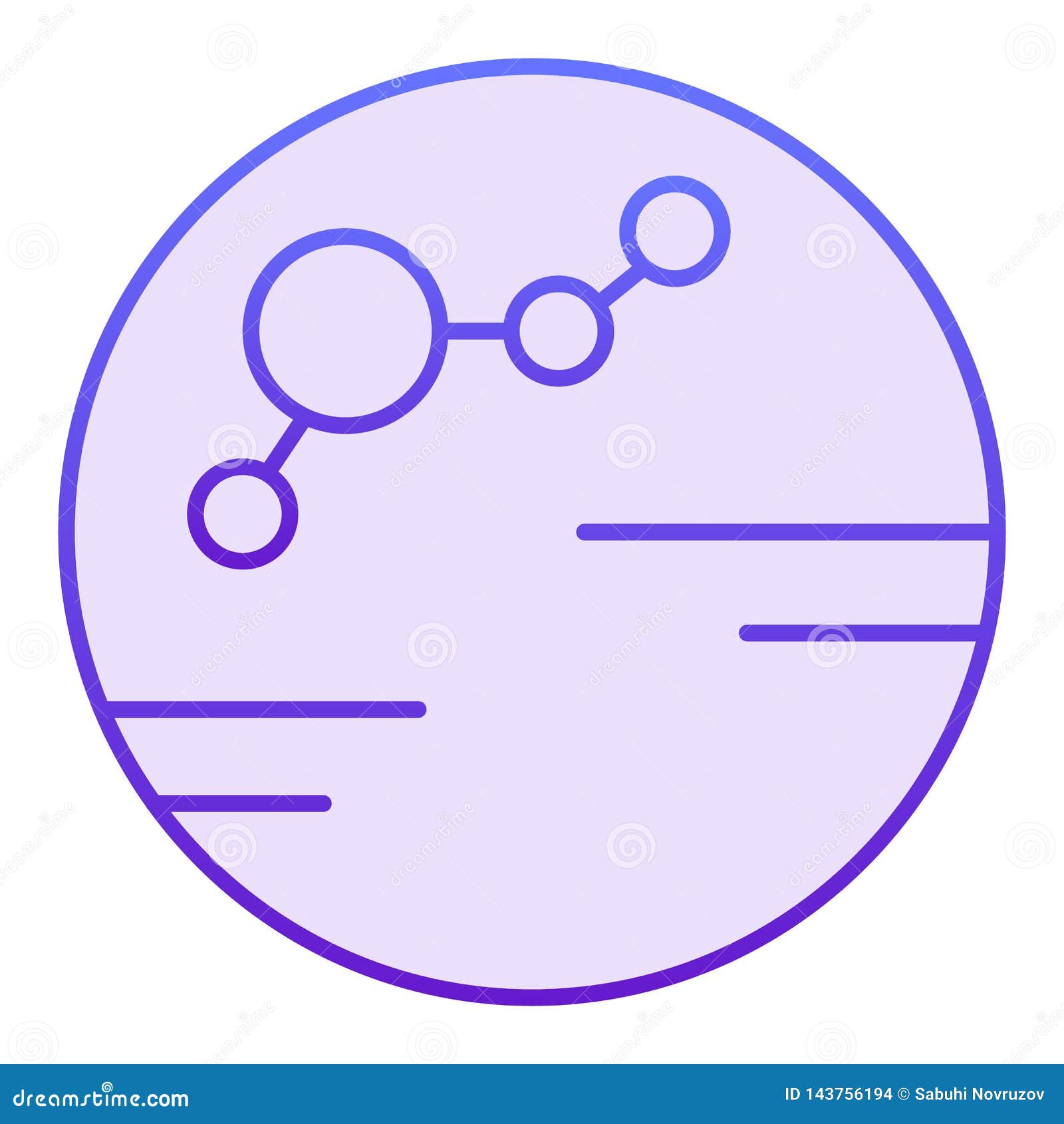 Colonized Planet Flat Icon. Colony Violet Icons in Trendy Flat Style ...