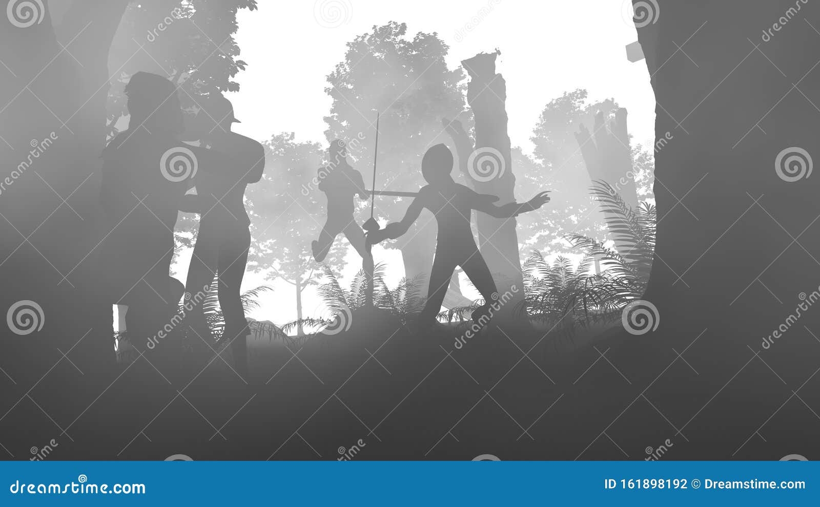 Colonizers stock illustration. Illustration of swords - 161898192