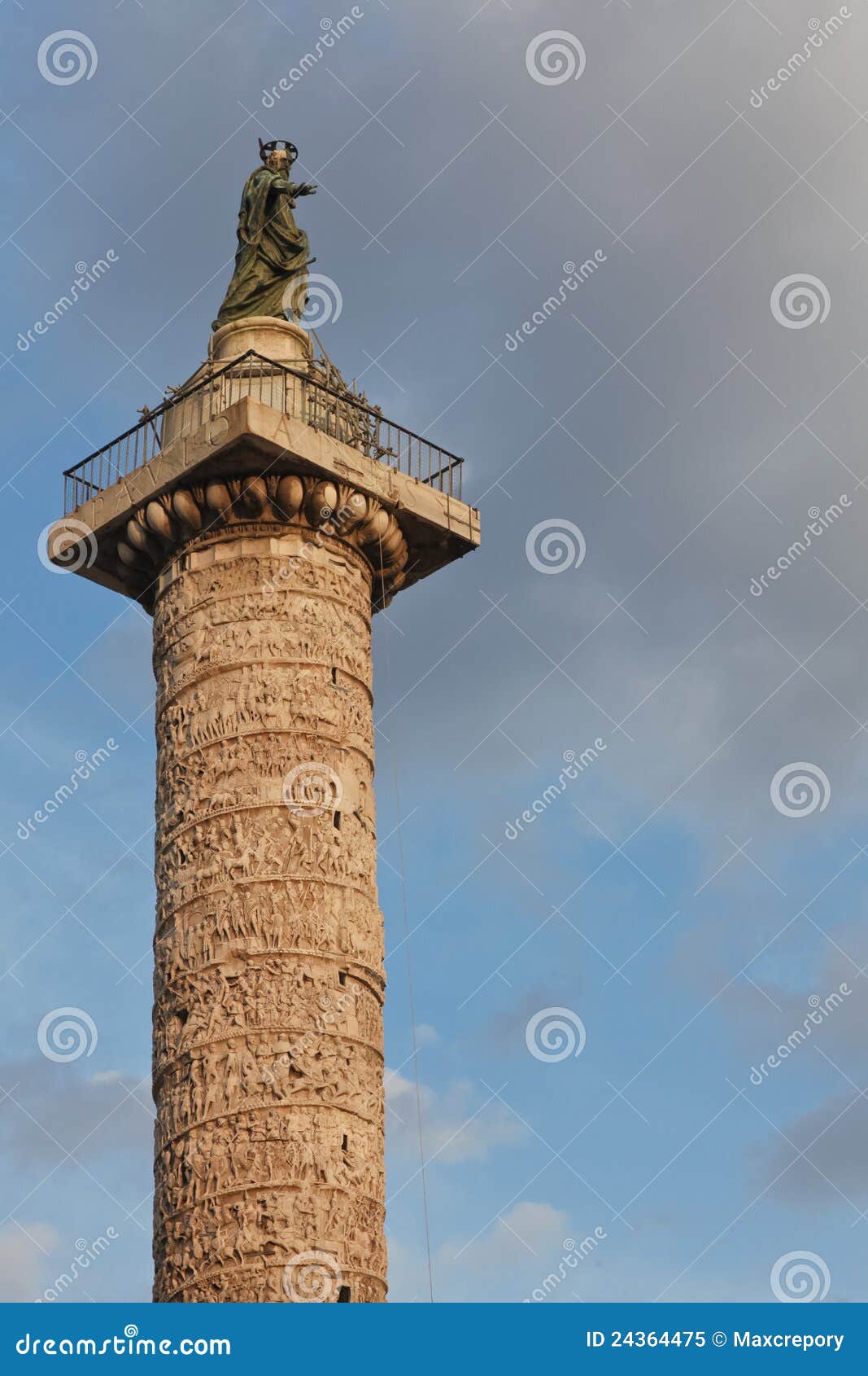 Colonna Antonina stock image. Image of vertical, monument - 24364475