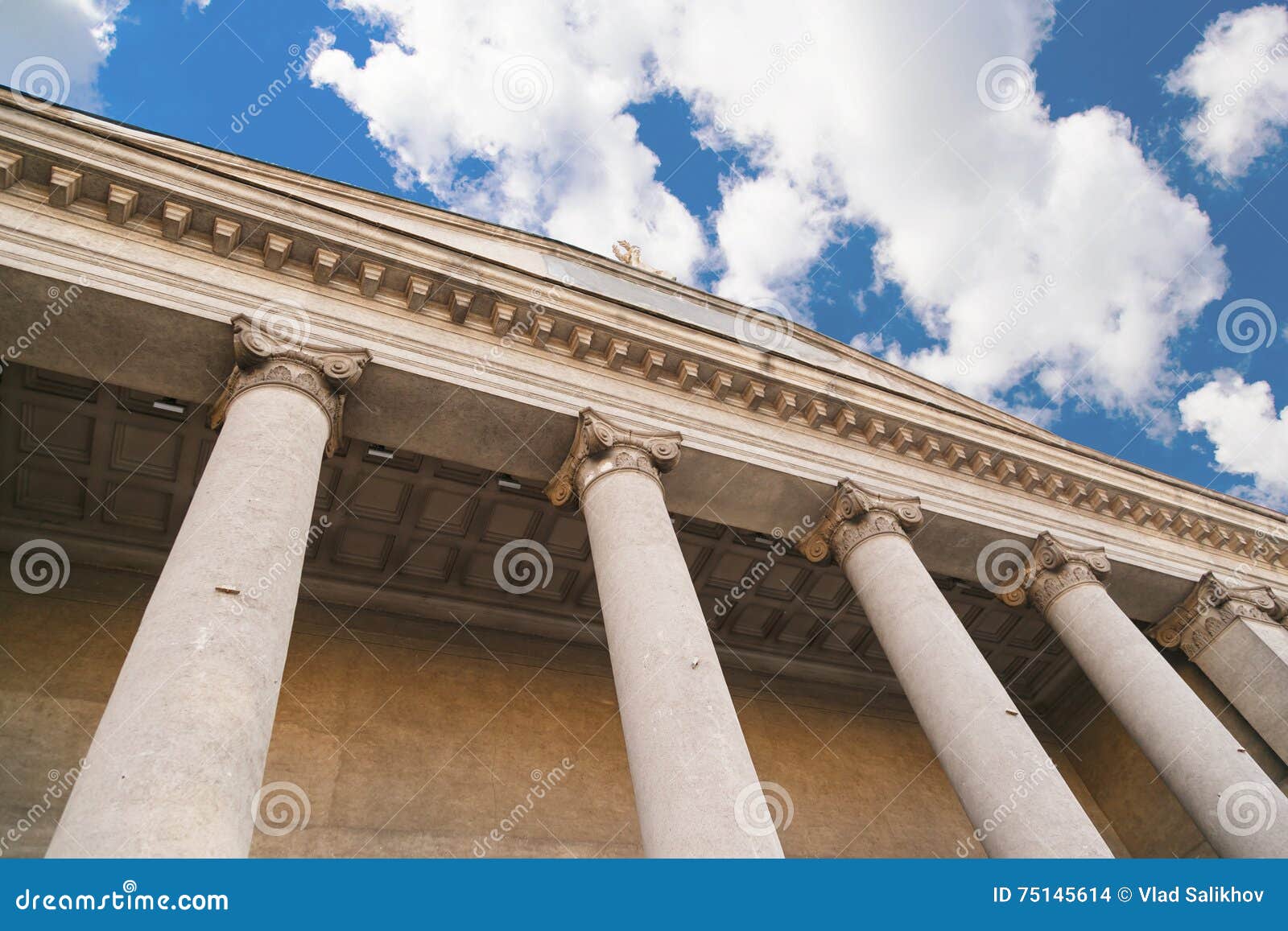 Colonna Classica, Architettura Greca Fotografia Stock - Immagine di ...