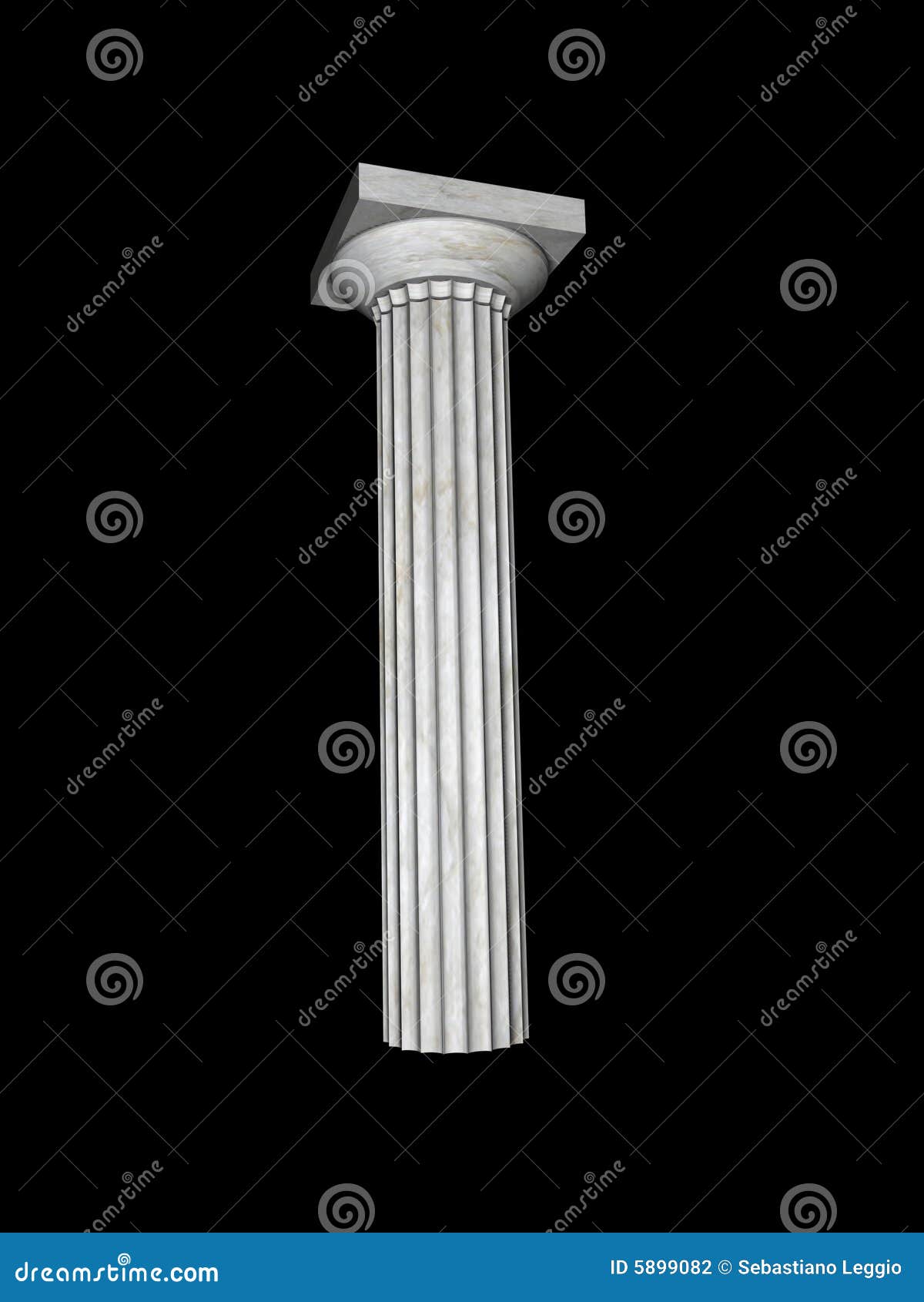 Colonna doric greca illustrazione di stock. Illustrazione di ...