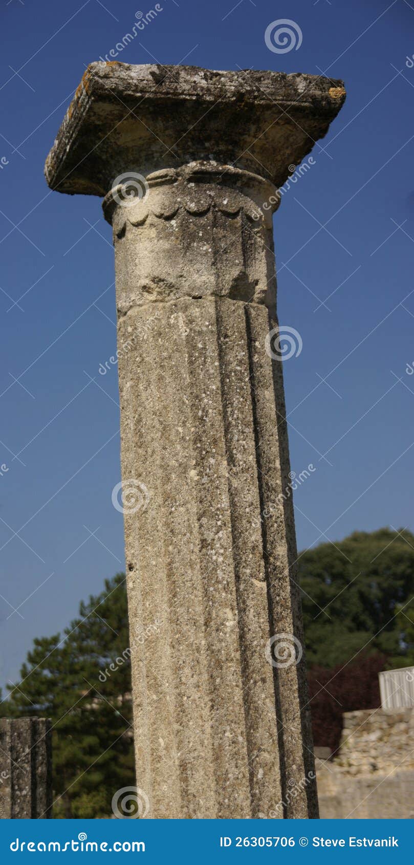 Colonna ionica fotografia stock. Immagine di colonna - 26305706