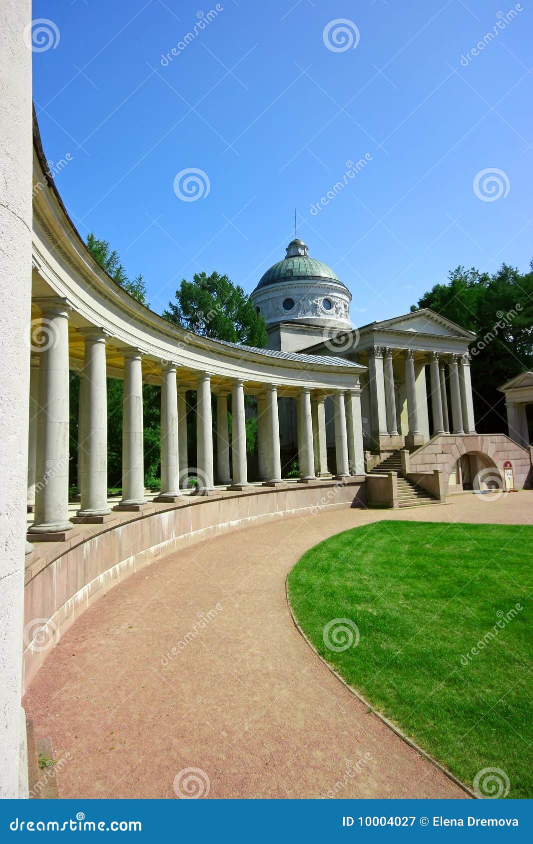 Colonnade stock image. Image of stone, russia, columns - 10004027