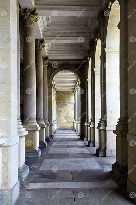 Colonnade stock image. Image of greek, curve, archway - 11582697