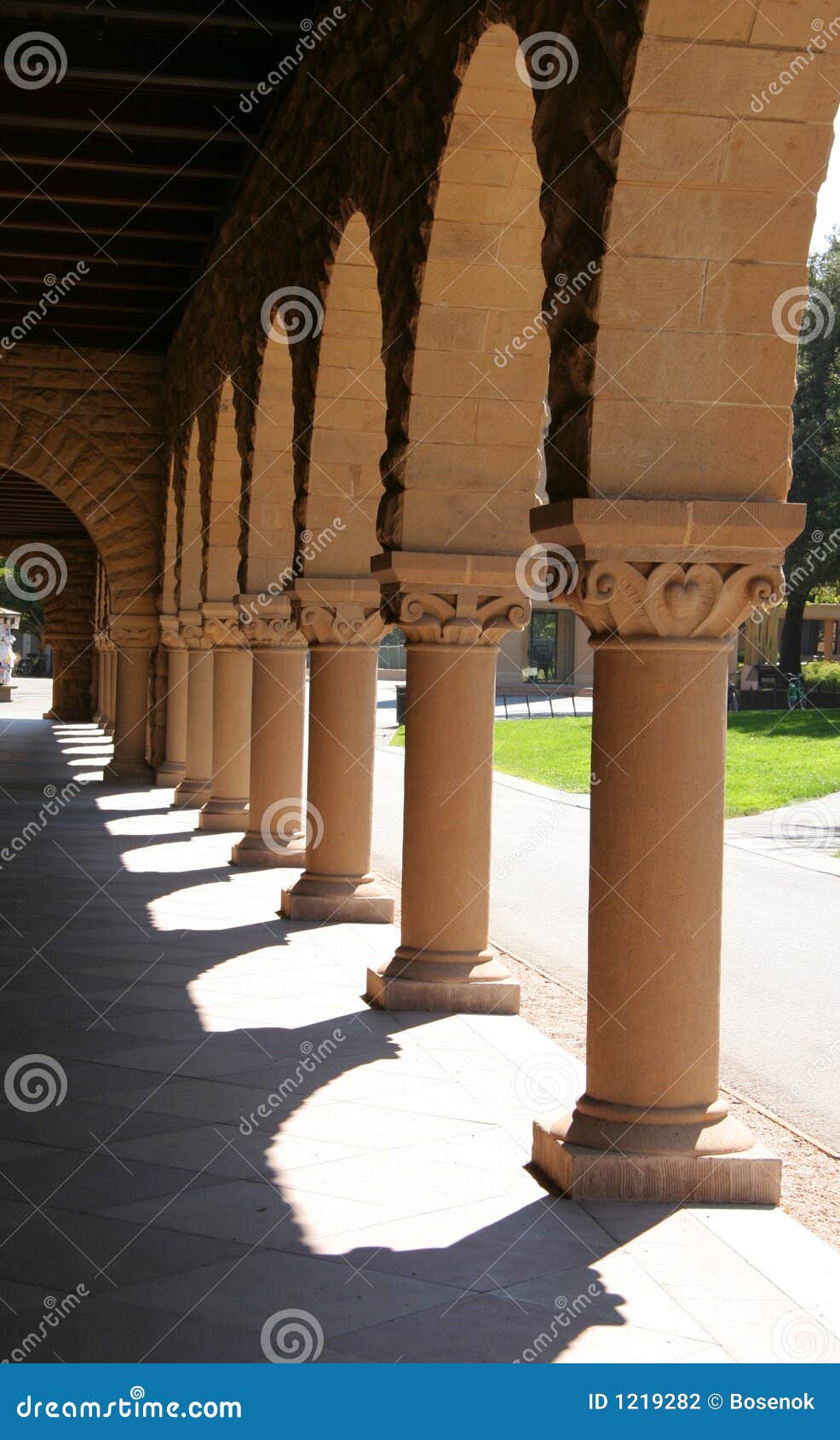 Colonnade stock photo. Image of archway, shadows, colonnade - 1219282