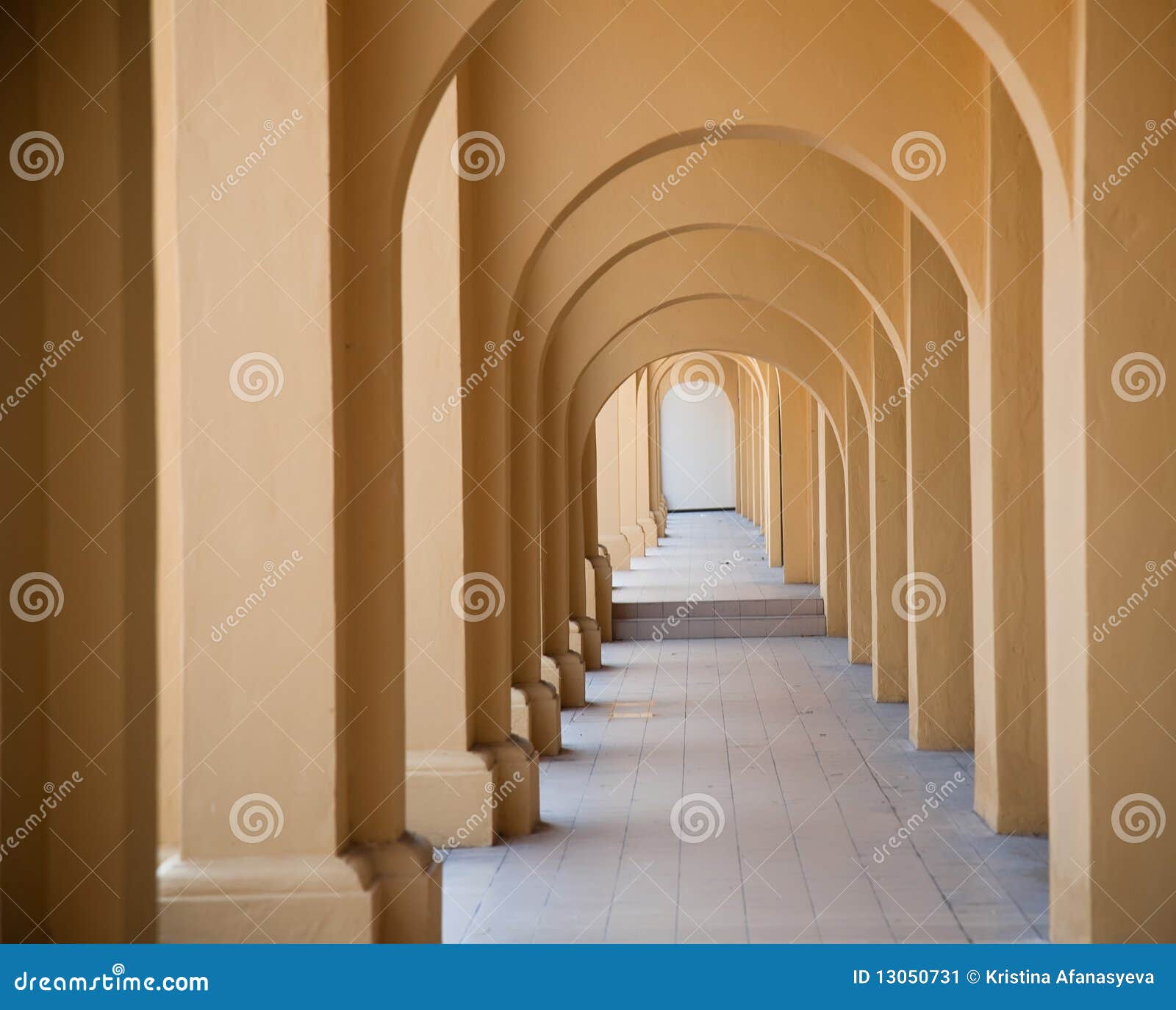 Colonnade stock image. Image of architecture, pastel - 13050731