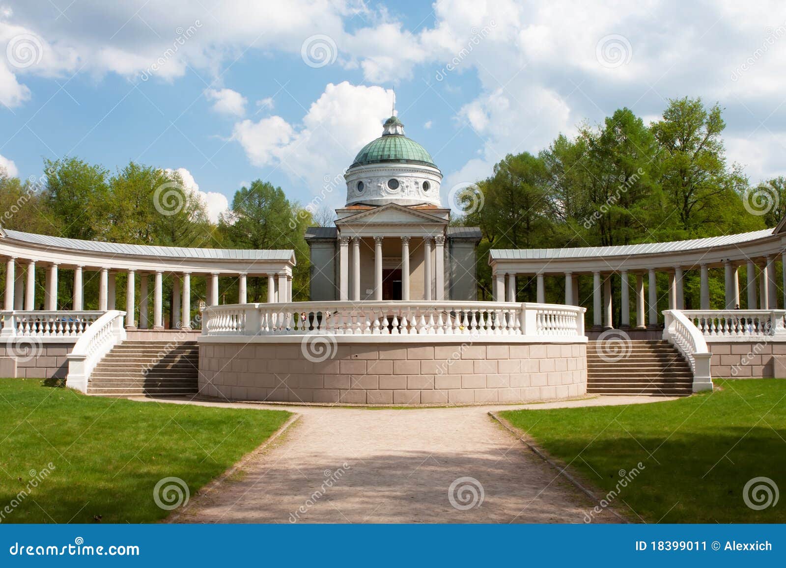 Colonnade stock image. Image of summer, daylight, estate - 18399011