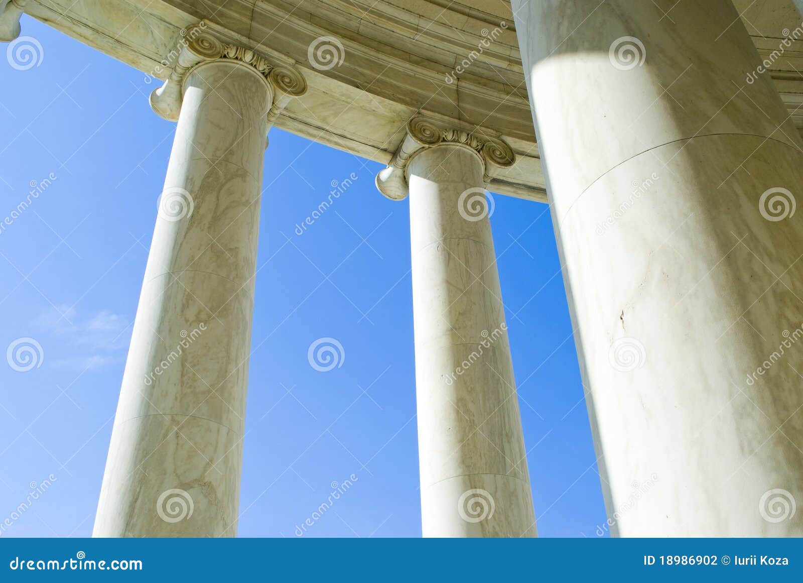 Colonnade stock photo. Image of historic, blue, marble - 18986902