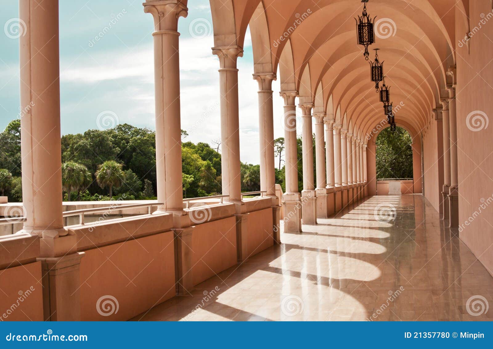 Colonnade stock photo. Image of destination, horizontal - 21357780