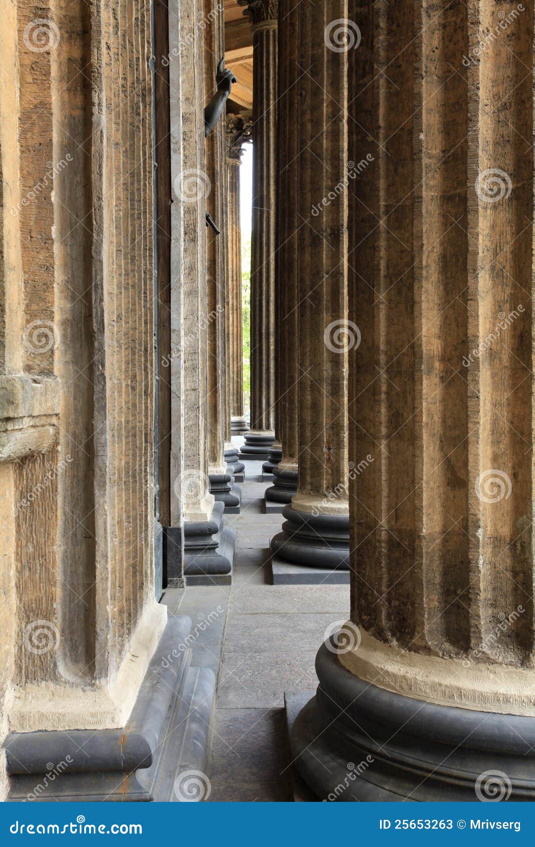 Colonnade stock image. Image of ancient, detail, limestone - 25653263