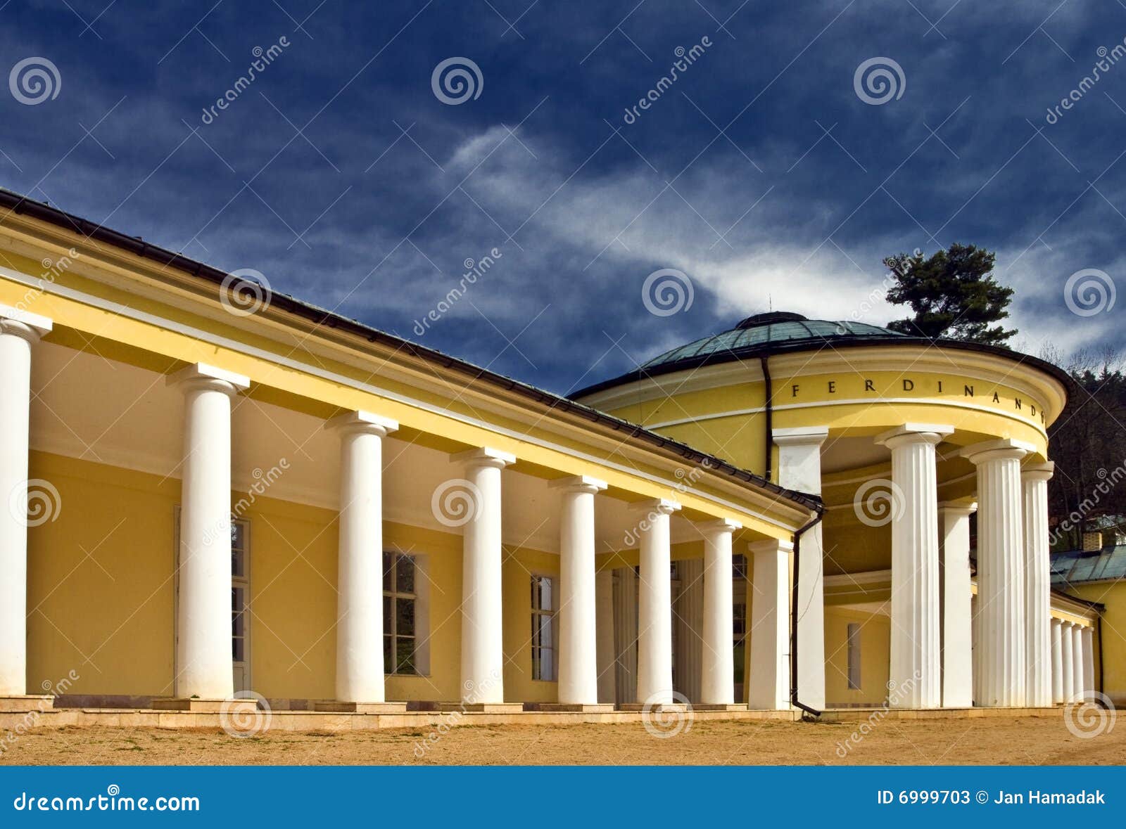 Colonnade stock image. Image of building, architecture - 6999703