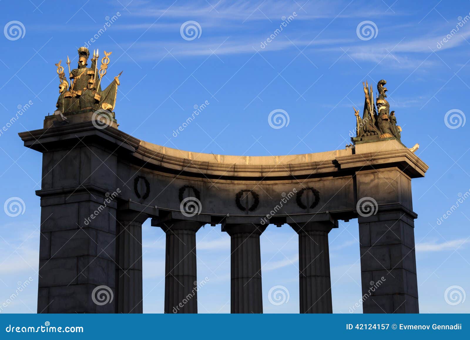 The Colonnade,architectural Element Stock Image - Image of moscow ...