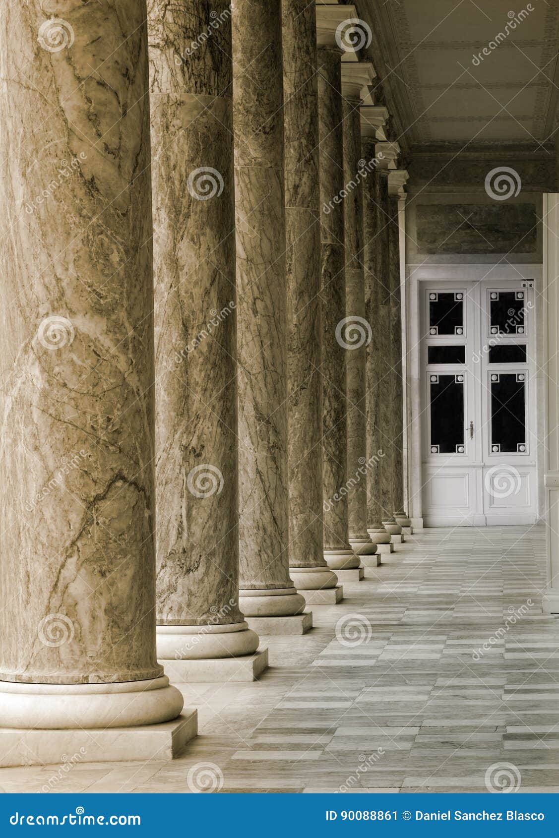 Colonnade stock image. Image of door, finance, legal - 90088861